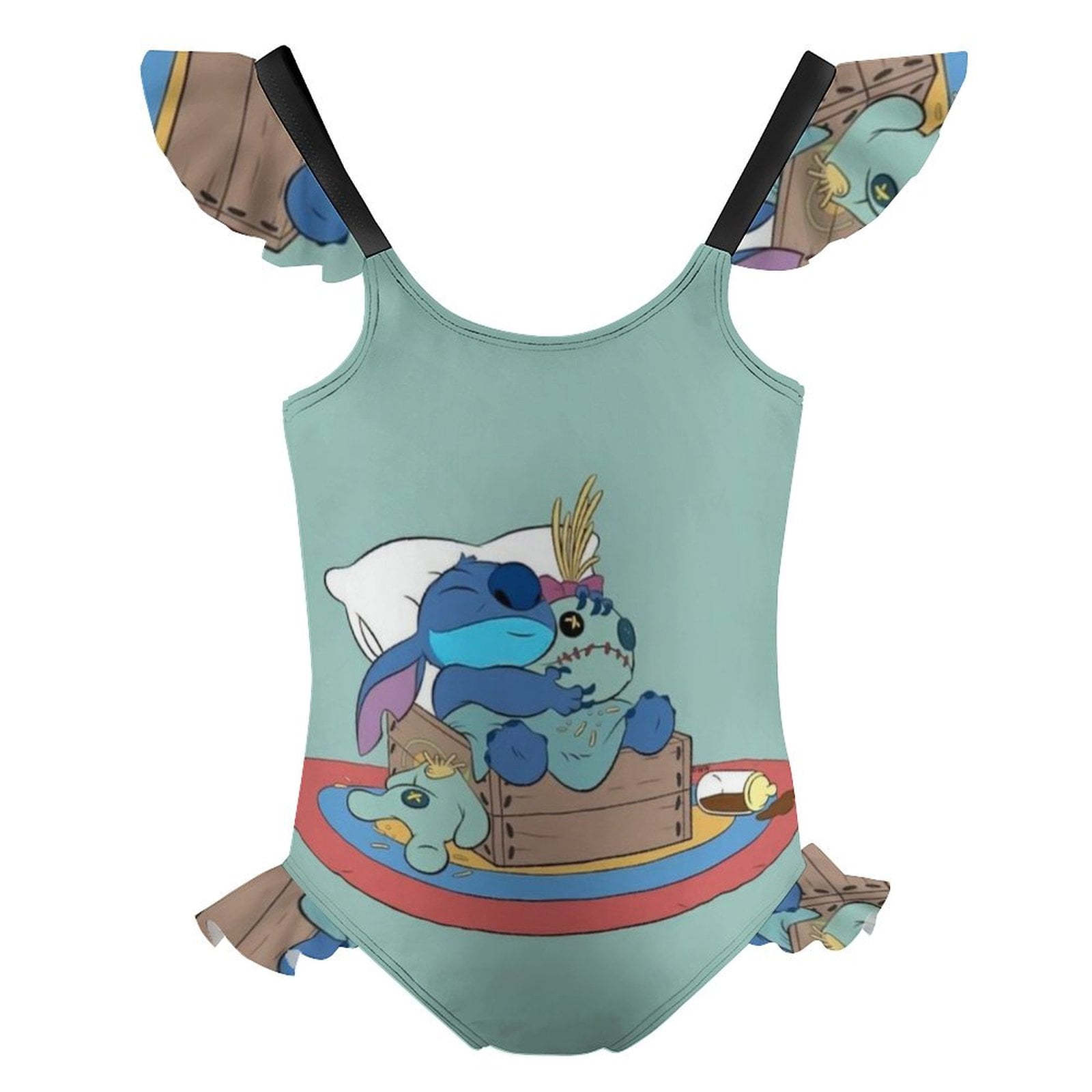 Stitch Swimsuit Anime Cute for Girls Gift 7-9Y（120cm） Stitch Merch ...
