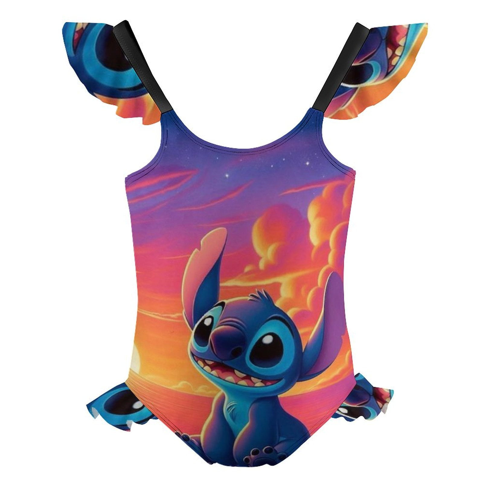 Stitch Swimsuit Anime Cute for Girls Gift 7-9Y（120cm） Stitch Merch ...