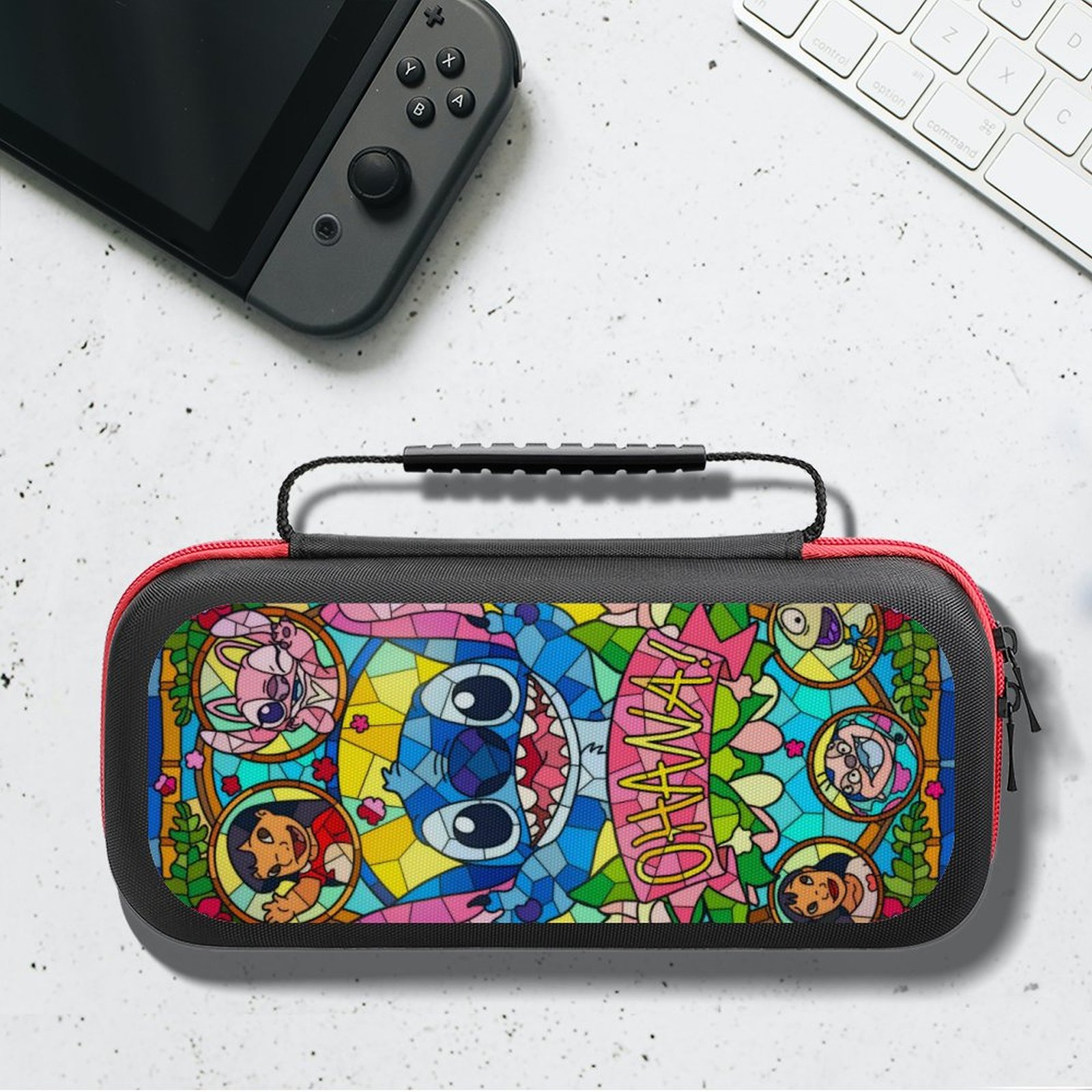 Stitch Switch game console storage bag for comprehensive protection ...