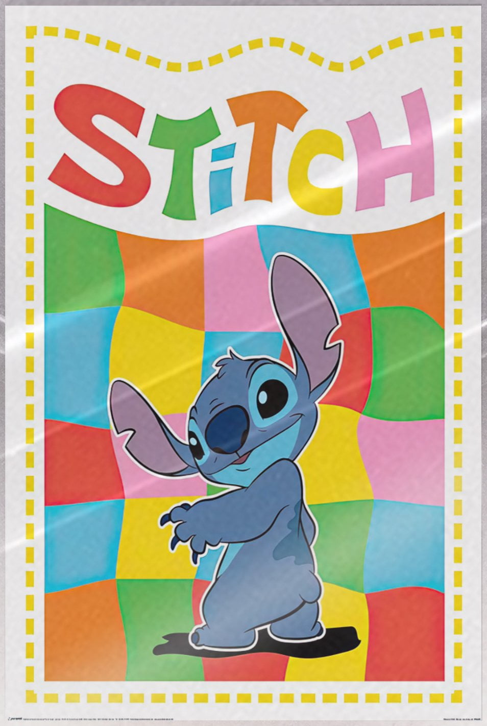 Stitch - TV Show Poster (Stich - Colored Squares) (Size: 24" x 36 ...