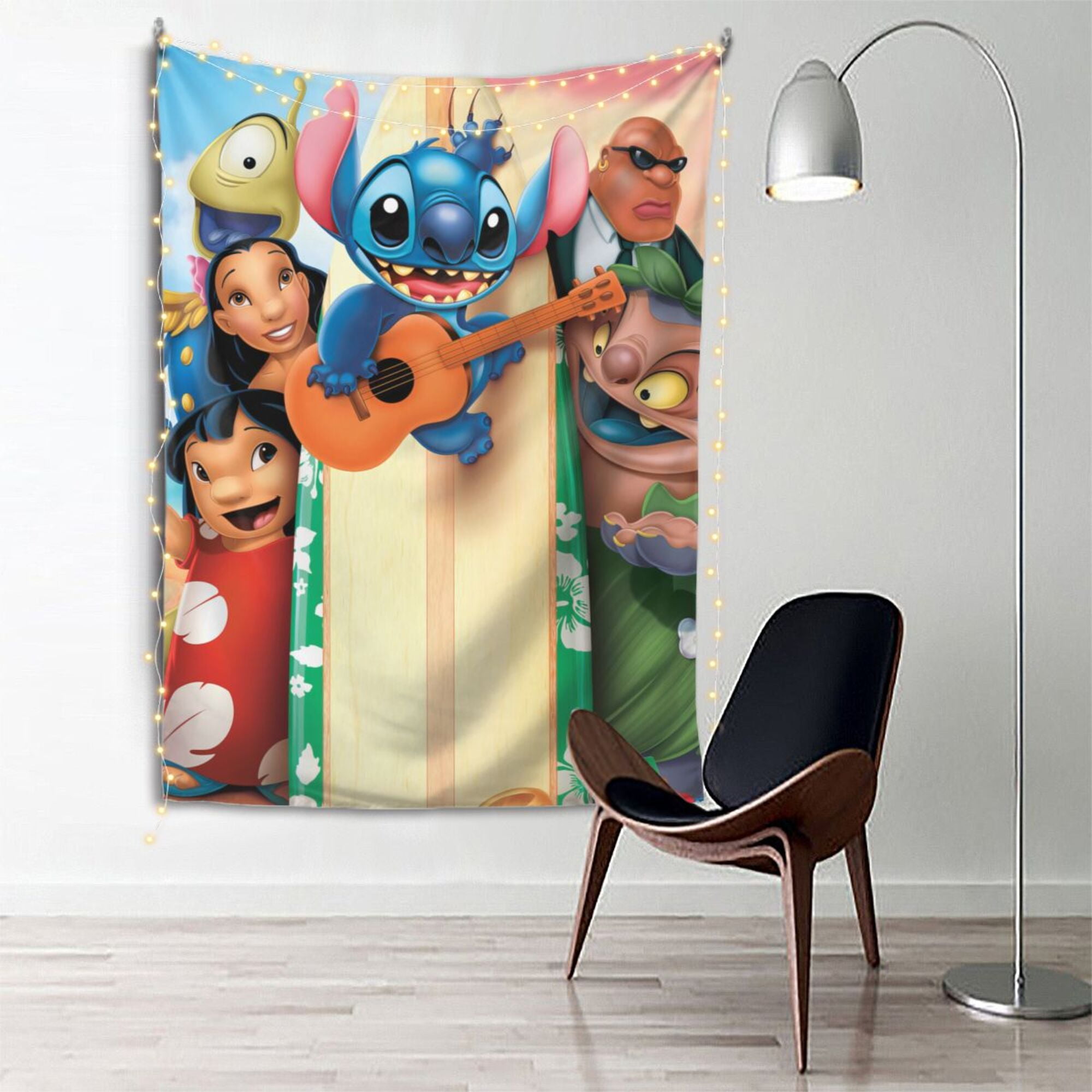 Stitch Tapestry Aesthetic Cute Room Decor Tapestry Birthday Decorations ...