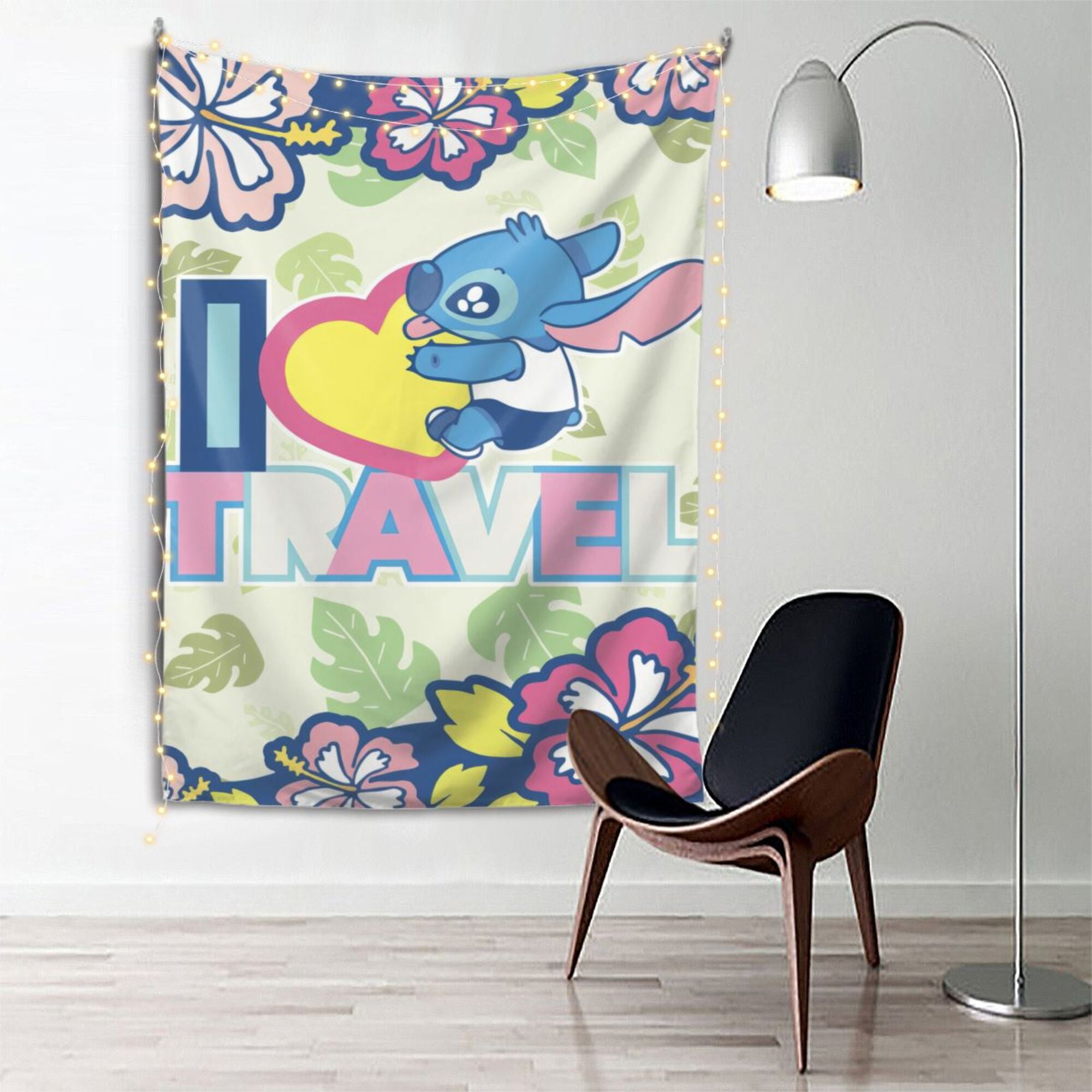 Stitch Tapestry Aesthetic Cute Room Decor Tapestry Birthday Decorations ...