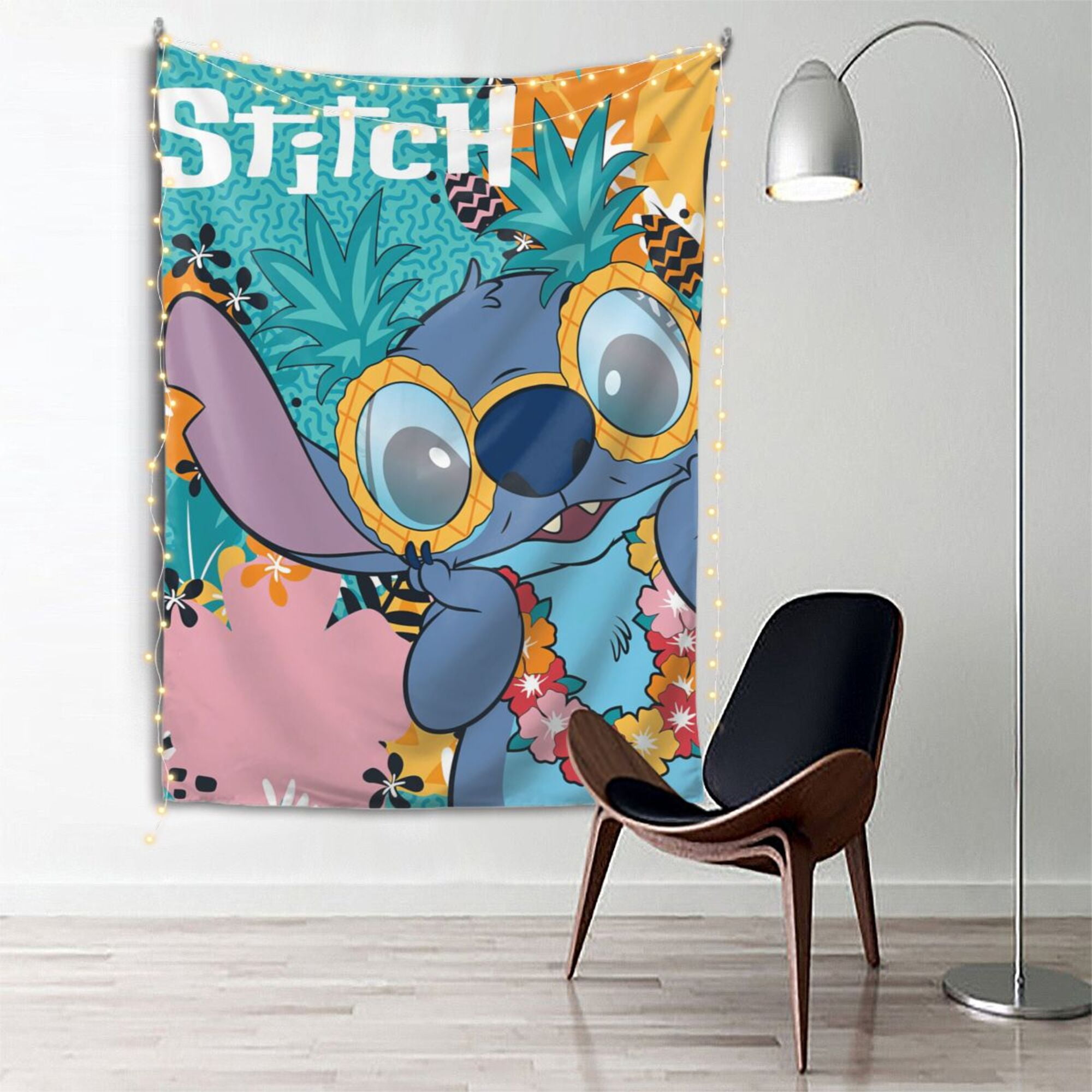Stitch Tapestry Aesthetic Cute Room Decor Tapestry Birthday Decorations ...