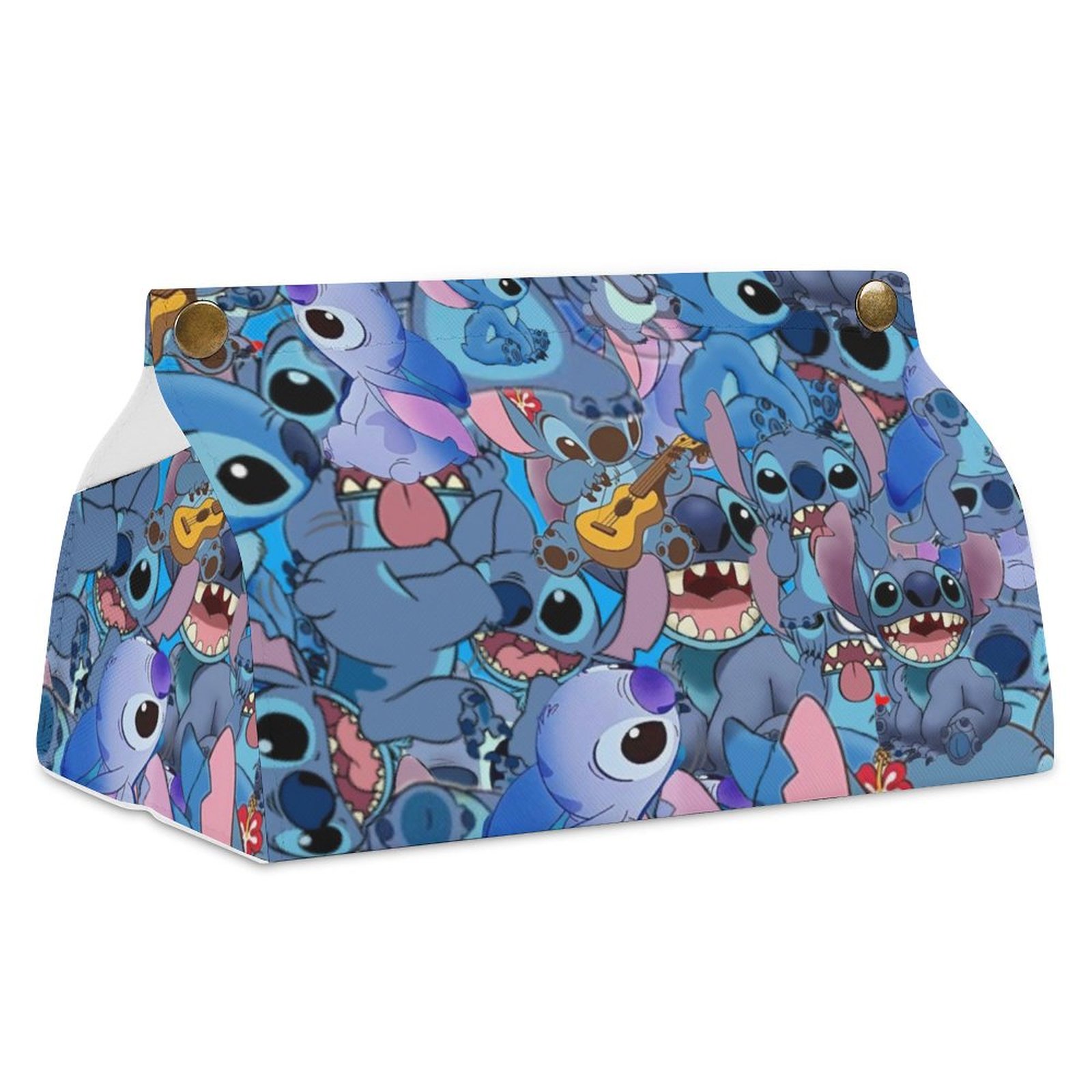 Stitch Tissue Box Cover - PU Tissue Box Cover Decorative Bathroom Home ...
