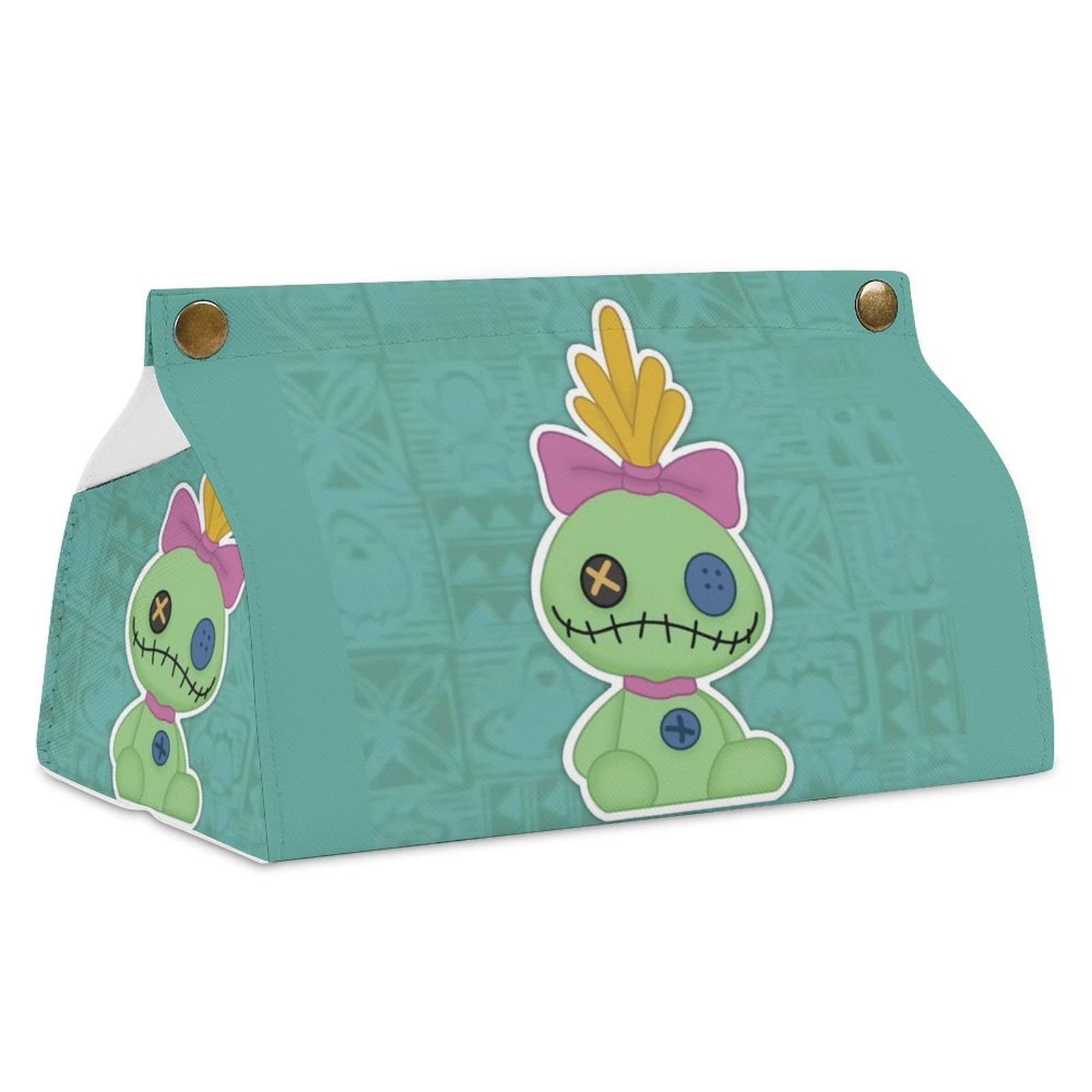 Stitch Tissue Box Cover - PU Tissue Box Cover Decorative Bathroom Home ...