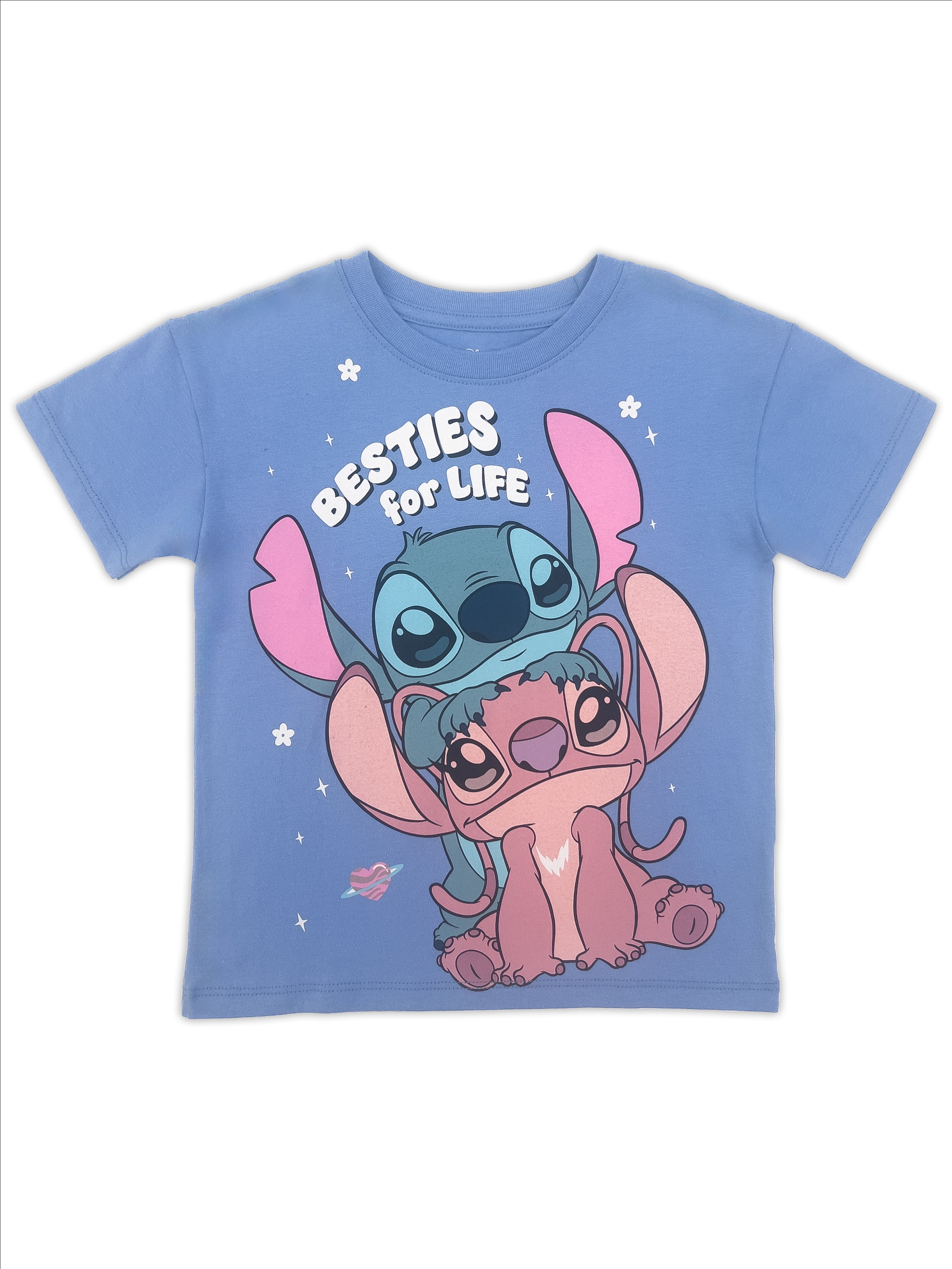 Disney Lilo and Stitch Toddler Graphic Crewneck Tee with Short Sleeves ...