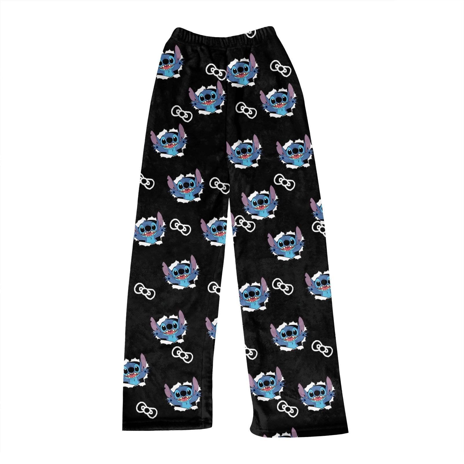 Stitch Toys Women Winter Plaid Pants Full Length Long Trousers Sports ...