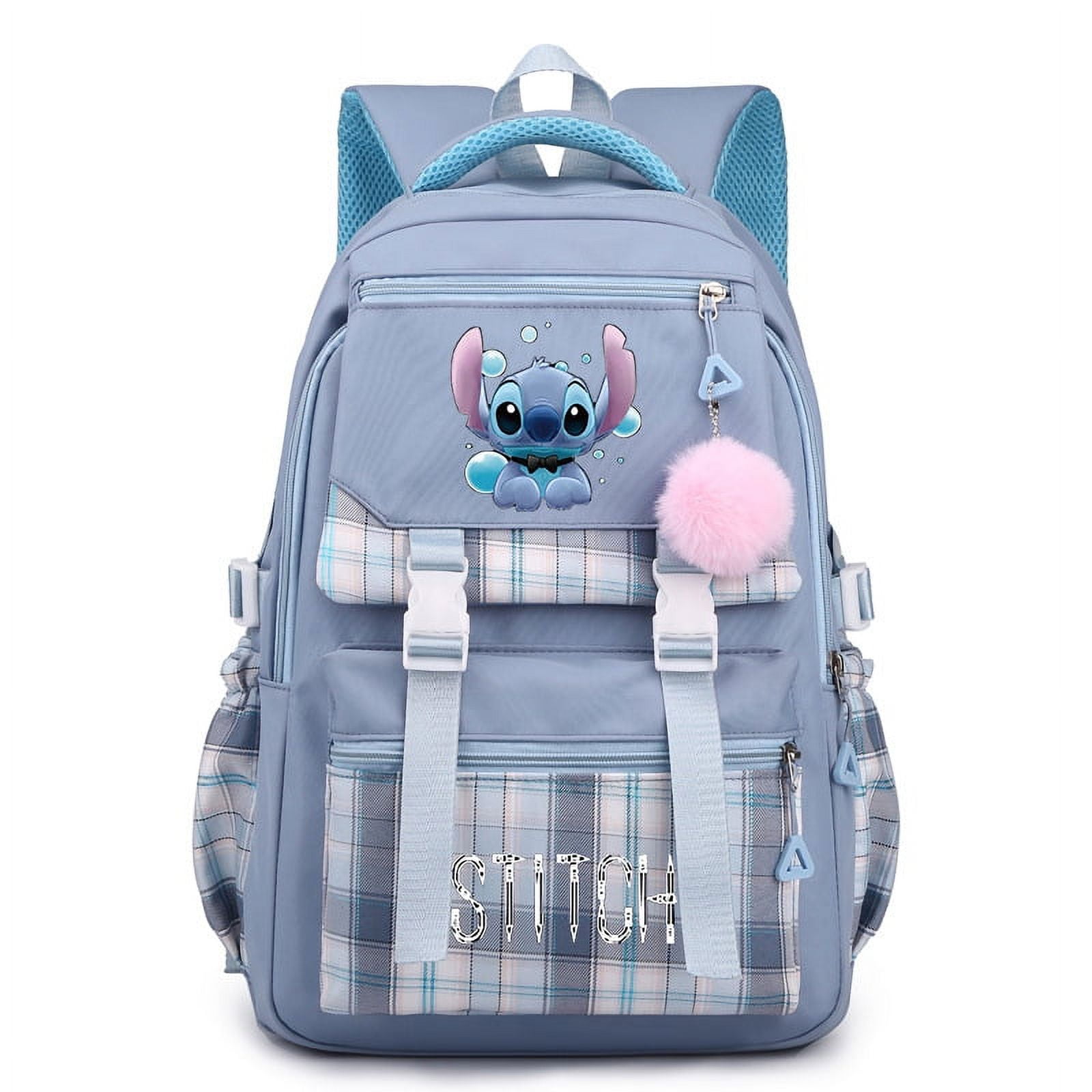 Stitch Travel Laptop Backpack Large capacity Casual Work Backpack 3D ...