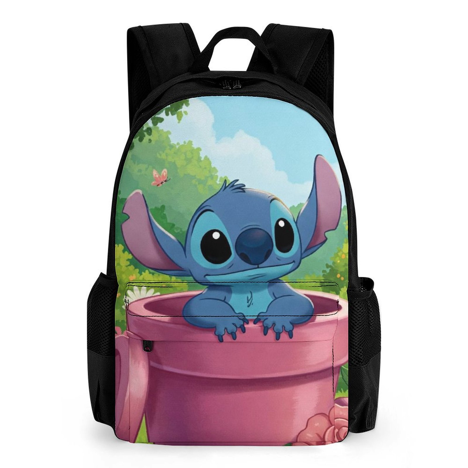 Stitch Wallpapers14 Laptop Backpack With Pockets Large Capacity Casual ...