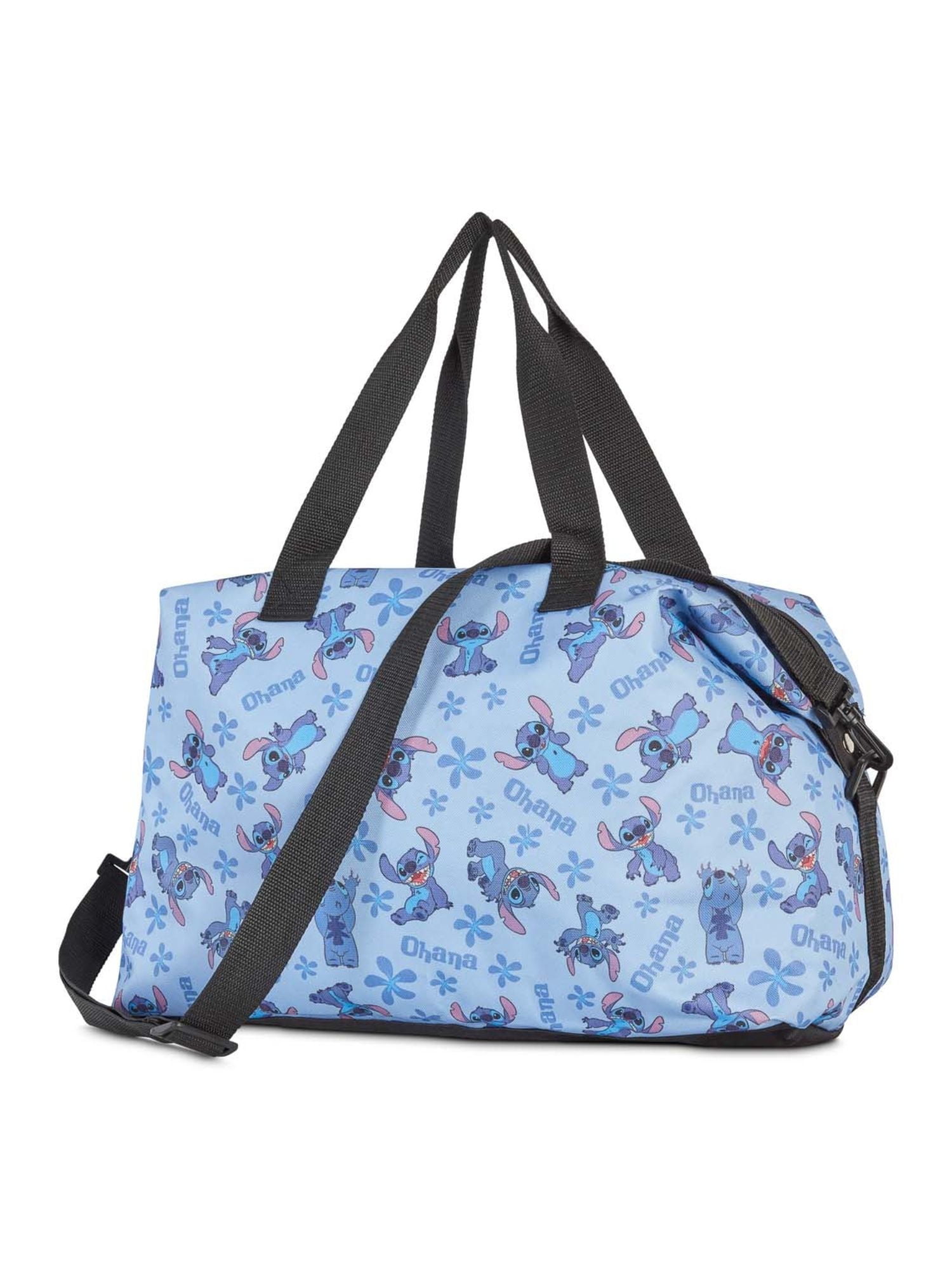 Stitch Weekender Duffel Travel Bag Disney Carry-On All-Over Print Ohana ...