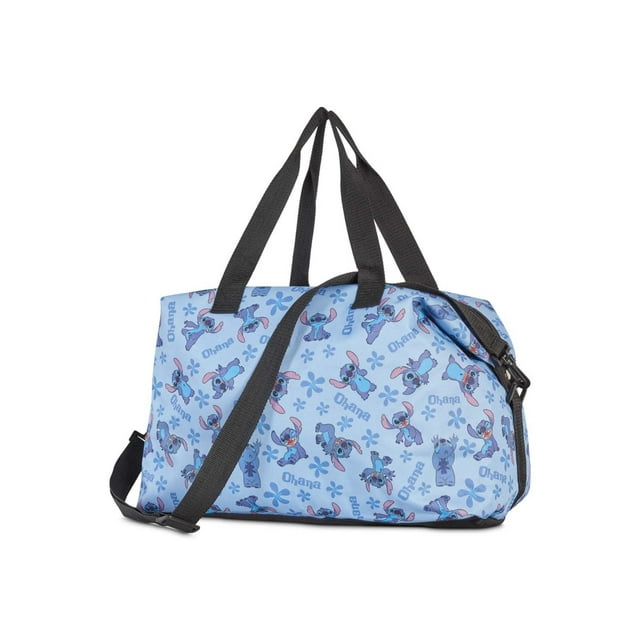 Stitch Weekender Duffel Travel Bag Disney Carry-On All-Over Print Ohana ...