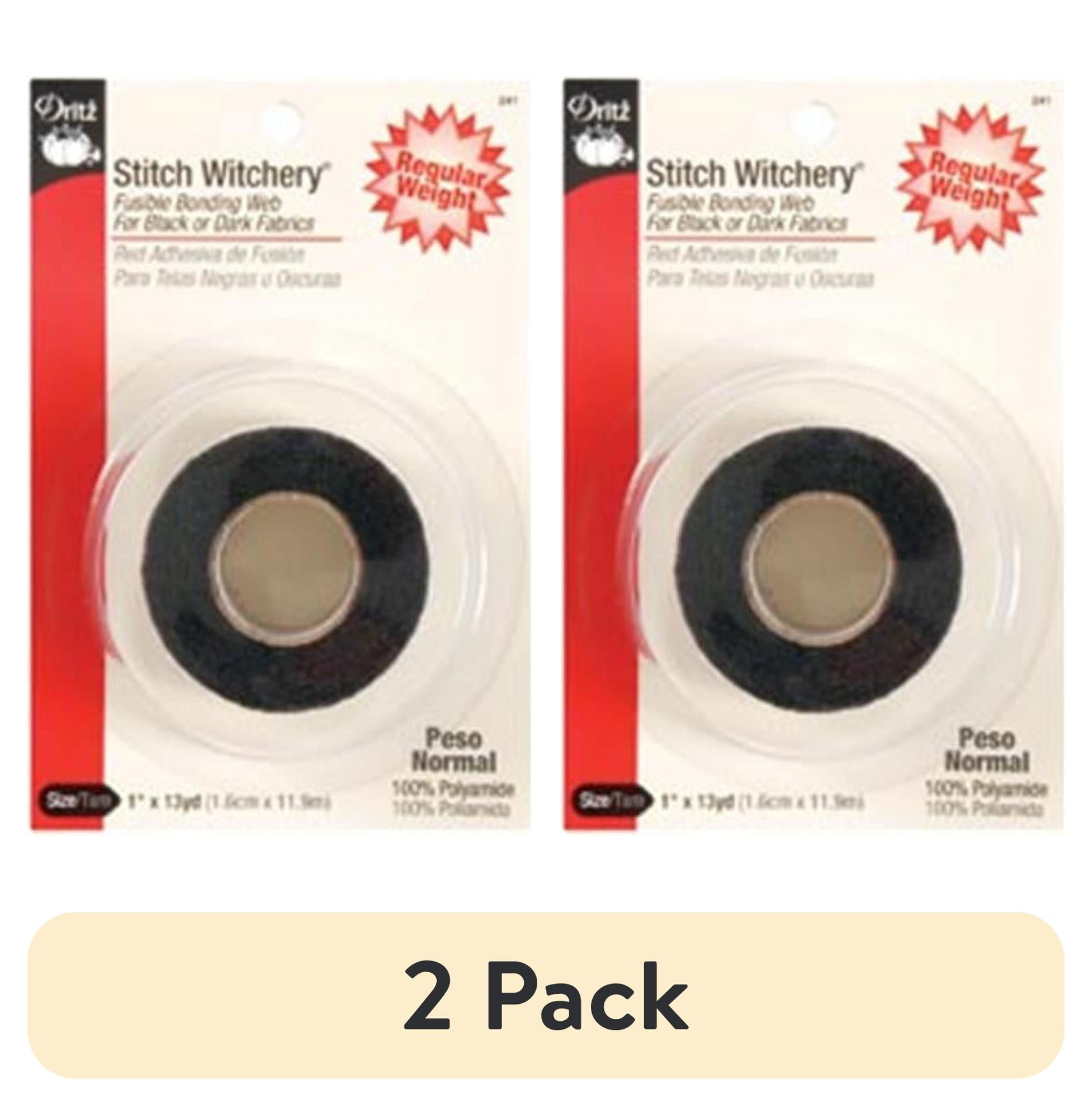 (2 pack) Stitch Witchery Fusible Bonding Web Regular Weight-1" X 13 ...