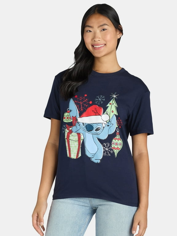 Stitch Women's Graphic Tee with Short Sleeves, Sizes XXS-XXL - Walmart.com