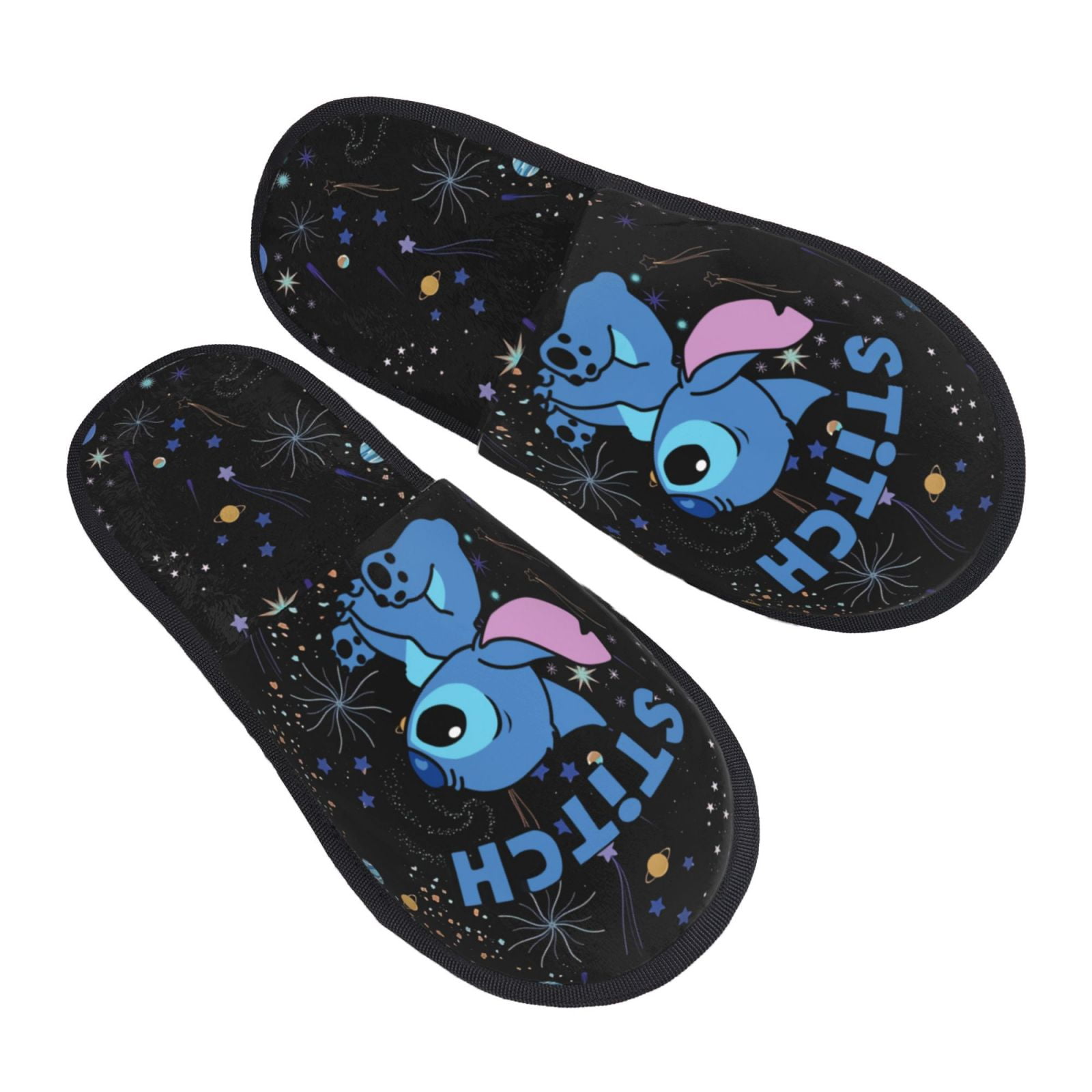 Stitch Womens Plush Slipper, Sizes M-L,Comfortable and Fluffy Autumn ...