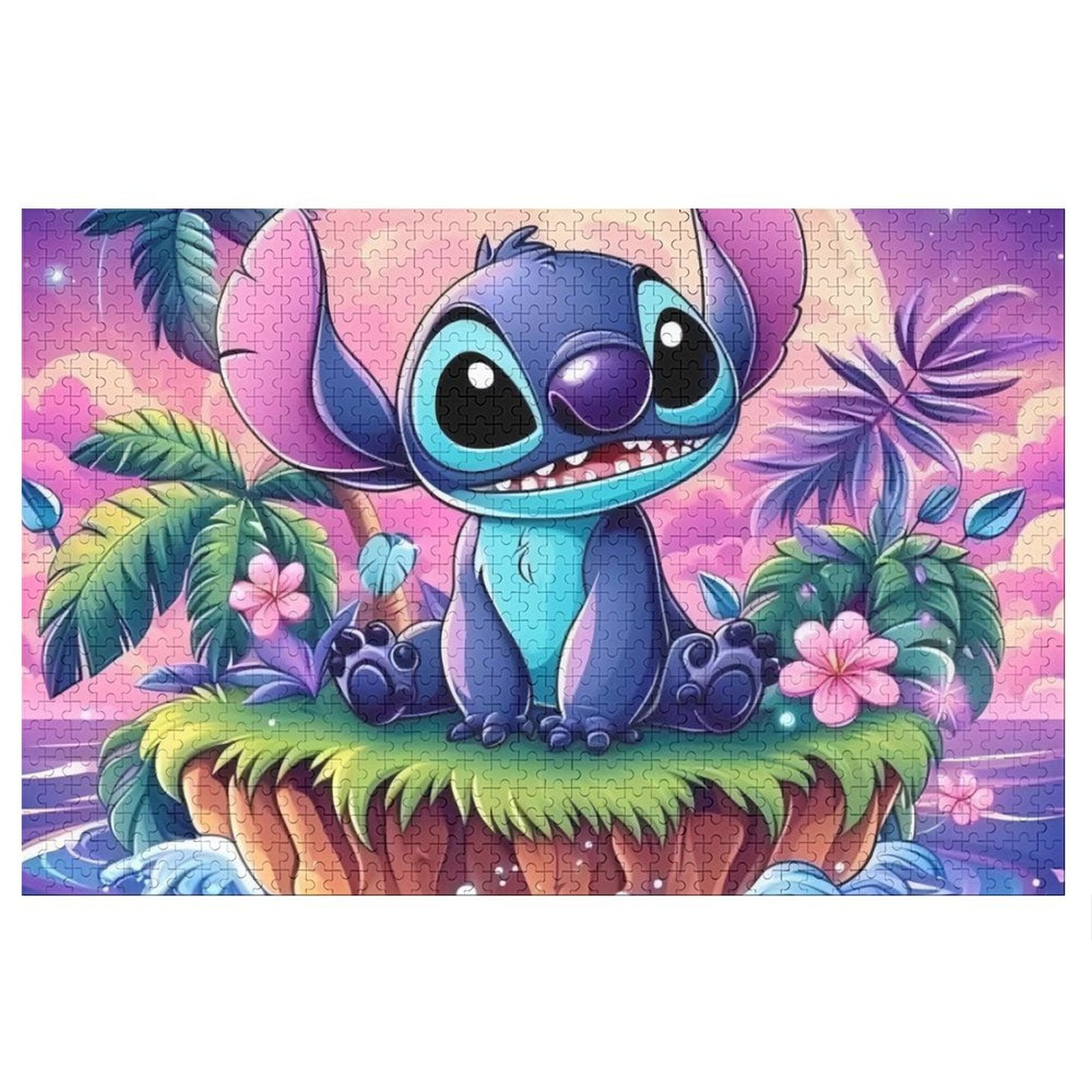 Stitch Wooden Cartoon Puzzles for Children Children's Educational ...