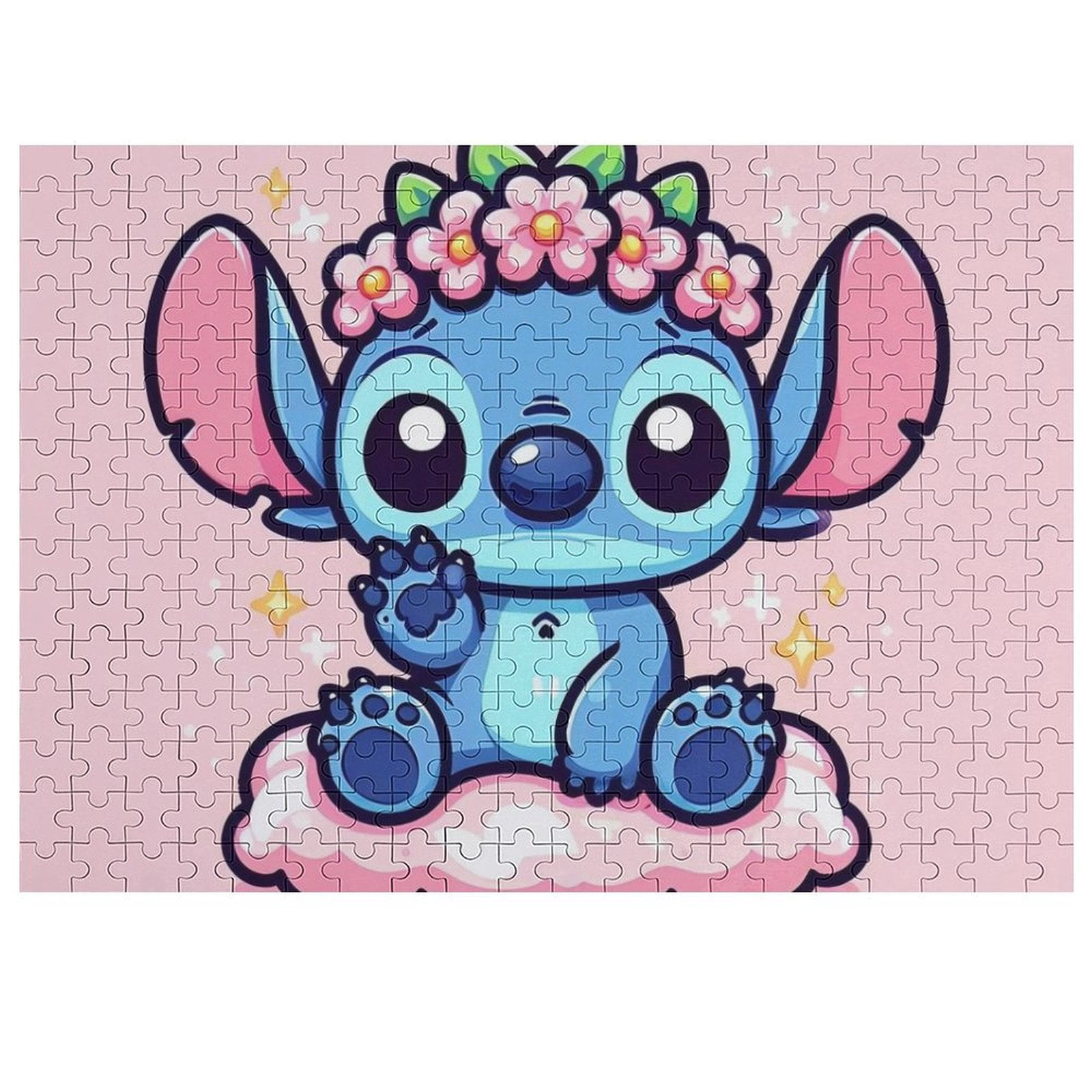 Stitch Wooden Cartoon Puzzles for Children Children's Educational ...