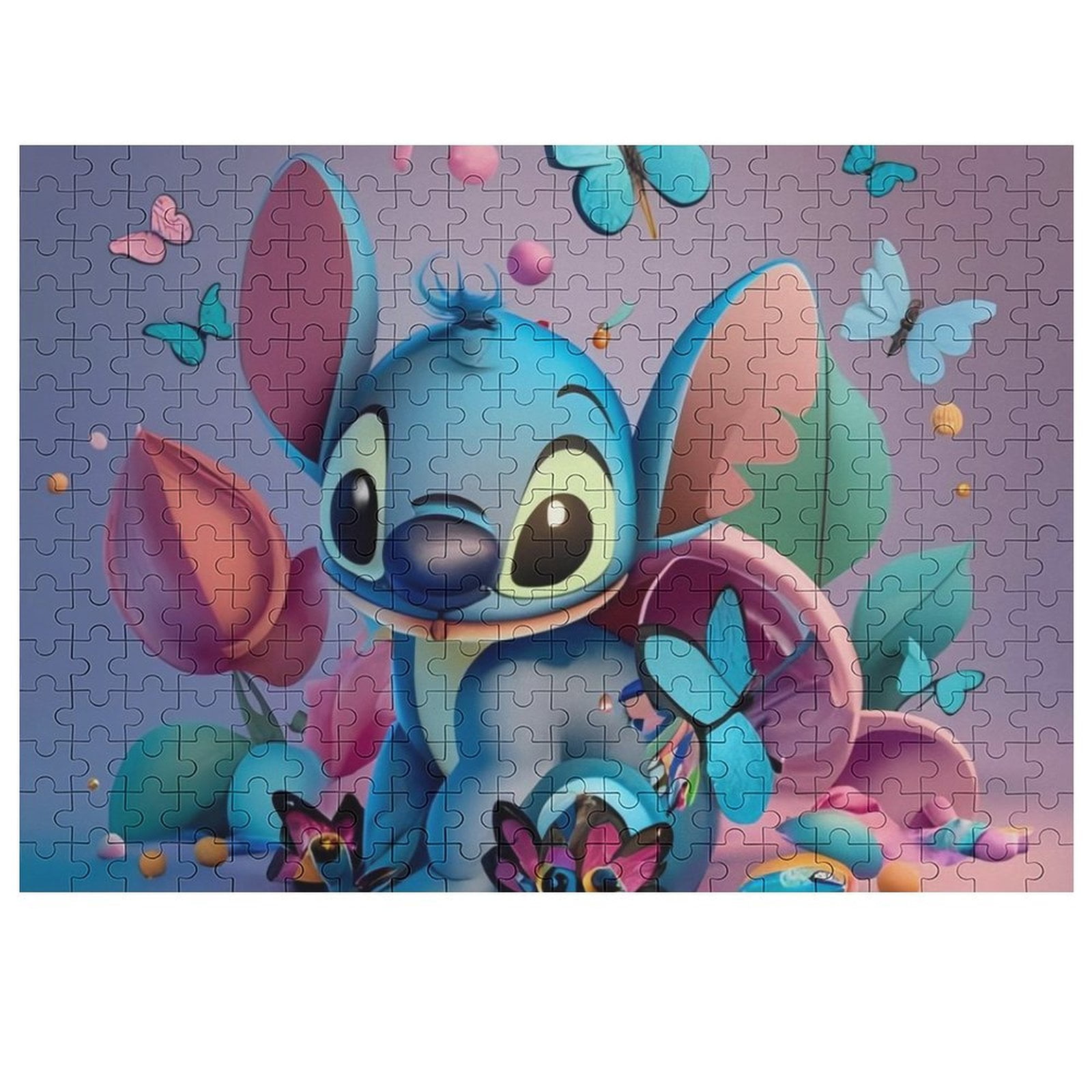 Stitch Wooden Cartoon Puzzles for Children Children's Educational ...