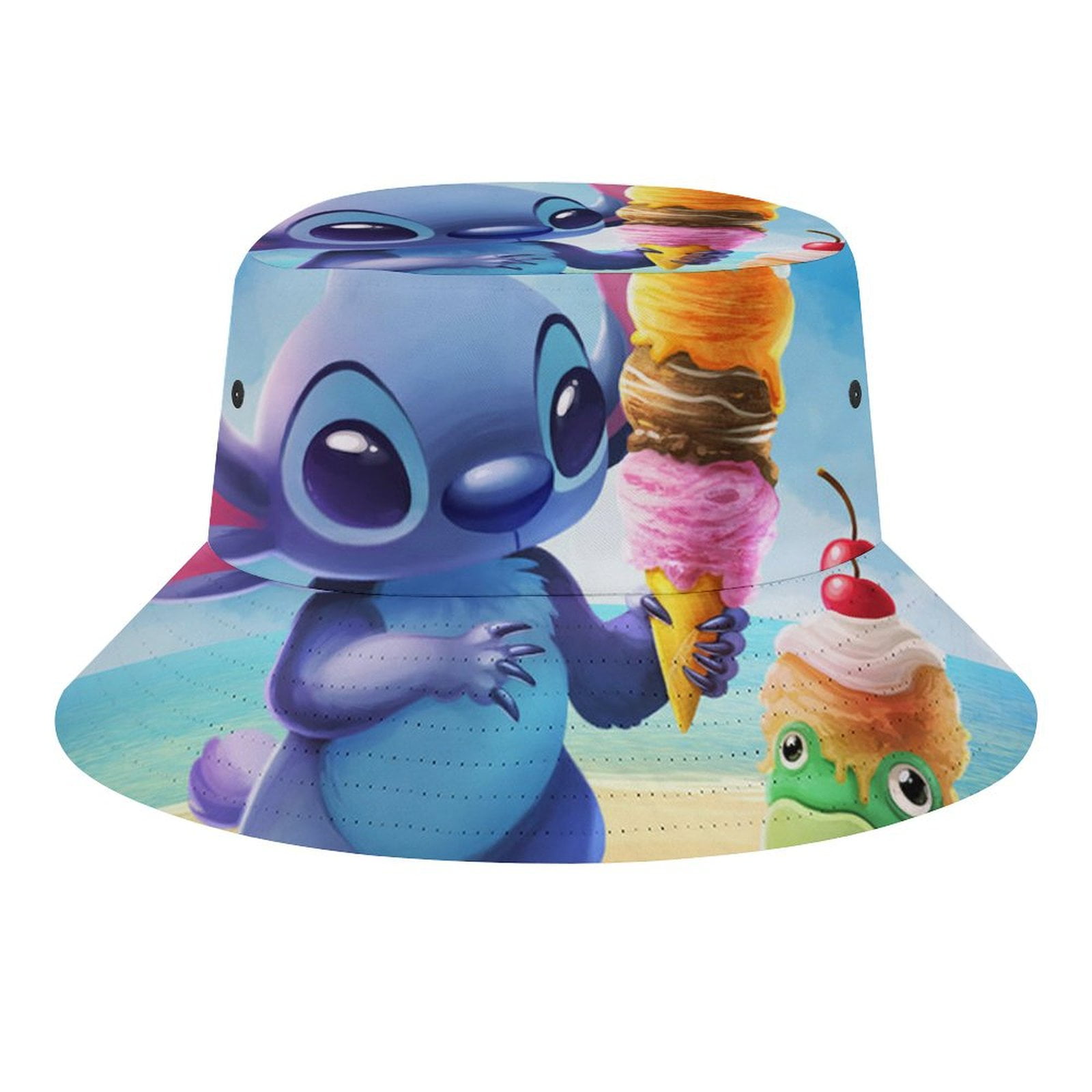 Stitch and Angel Bucket Hat for Women Men Teens, Adjustable Travel ...