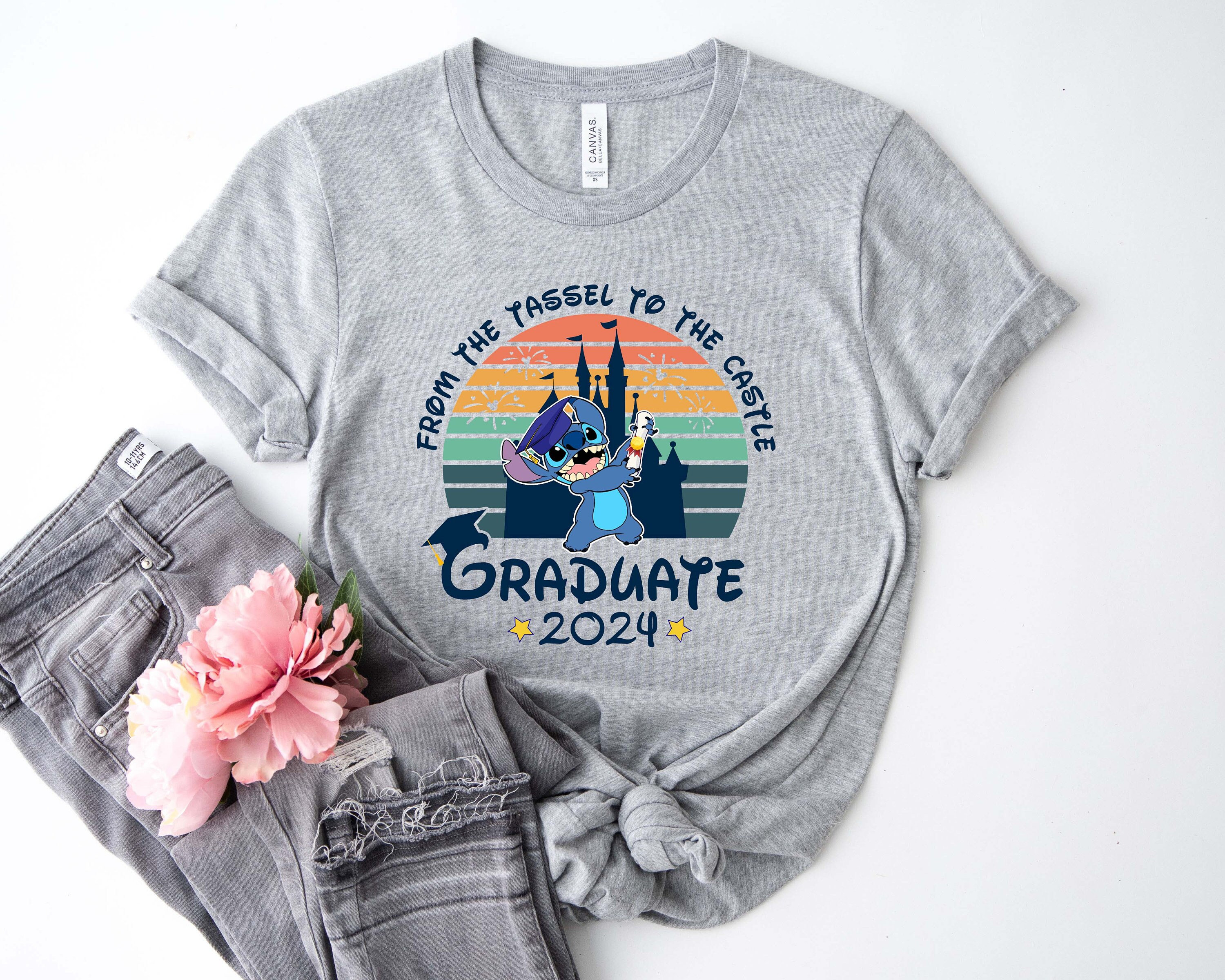 Stitch and Angel Graduation Shirt, Magic Kingdom Graduation Shirt, Kids ...