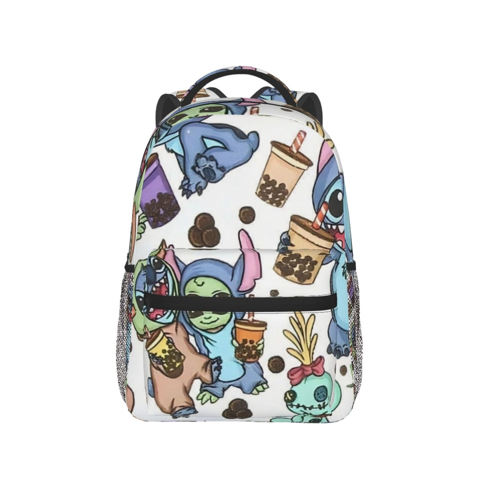 Stitch and friends Backpack,Polyester Travel Backpack for Women Men ...