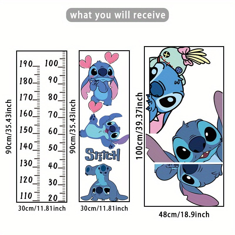 Stitch cartoon kitchen wall stickers, kitchen decorations, artworks ...