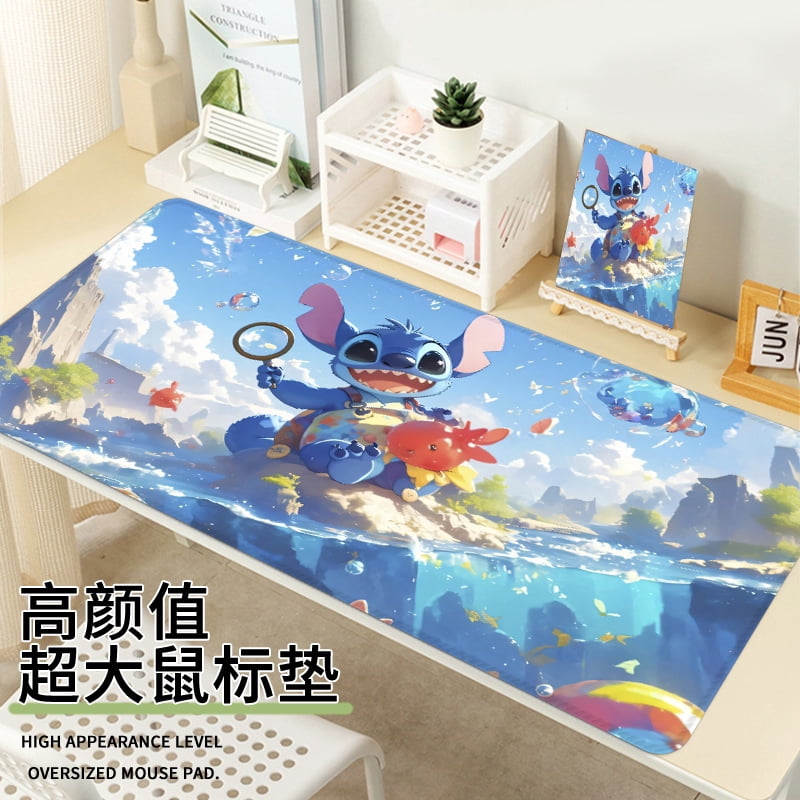 Stitch cartoon mouse pad cute cartoon girl desk mat office computer ...