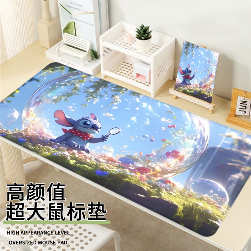 Stitch cartoon mouse pad cute cartoon girl desk mat office computer ...