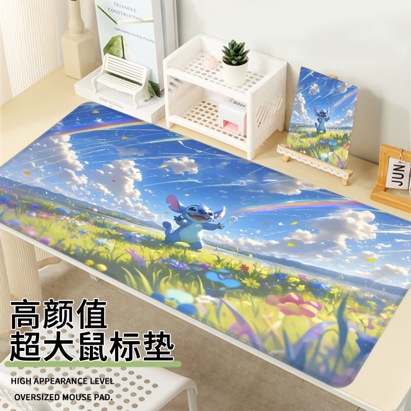 Stitch cartoon mouse pad cute cartoon girl desk mat office computer ...