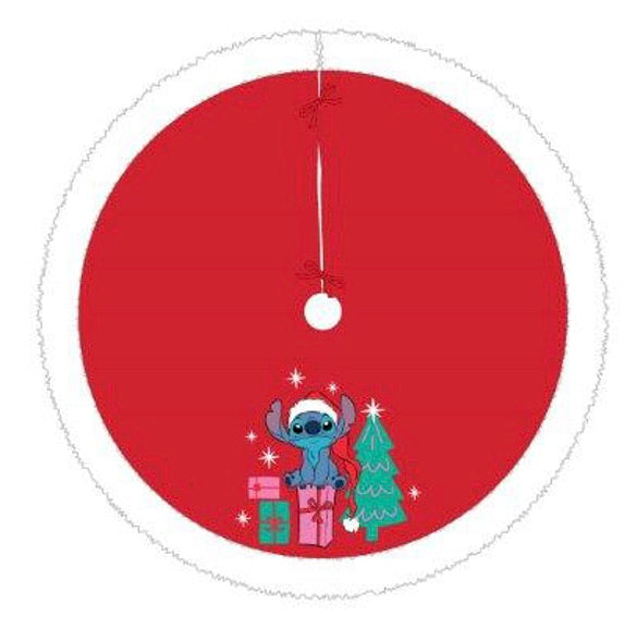 Stitch from Lilo and Stitch Applique Christmas Tree Skirt - Walmart.com
