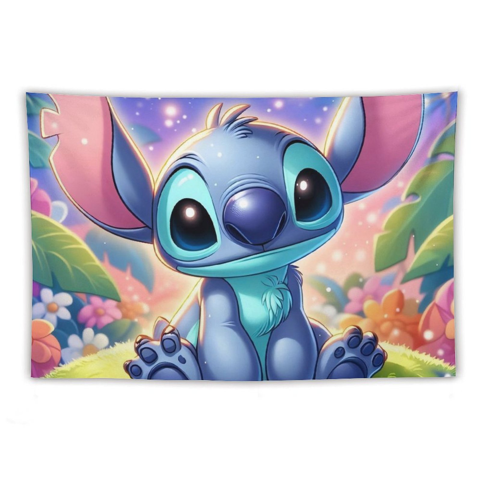 Stitch funny tapestry cartoon character banner college dormitory office ...
