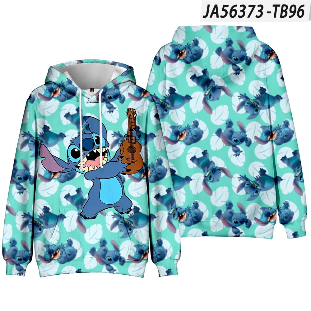 Stitch hoodie anime cosplay costume hip hop couples long sleeve ...