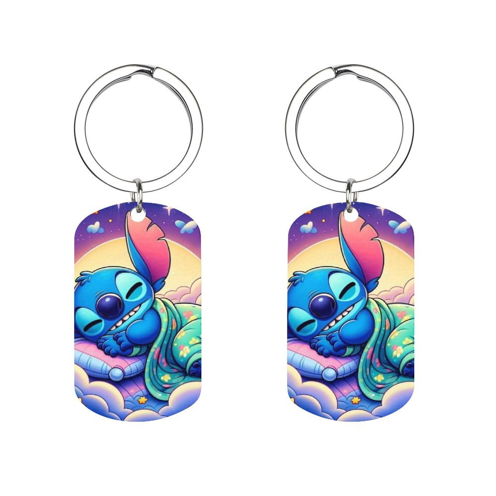 Stitch keychain, cartoon keychain, you can customize your own keychain ...