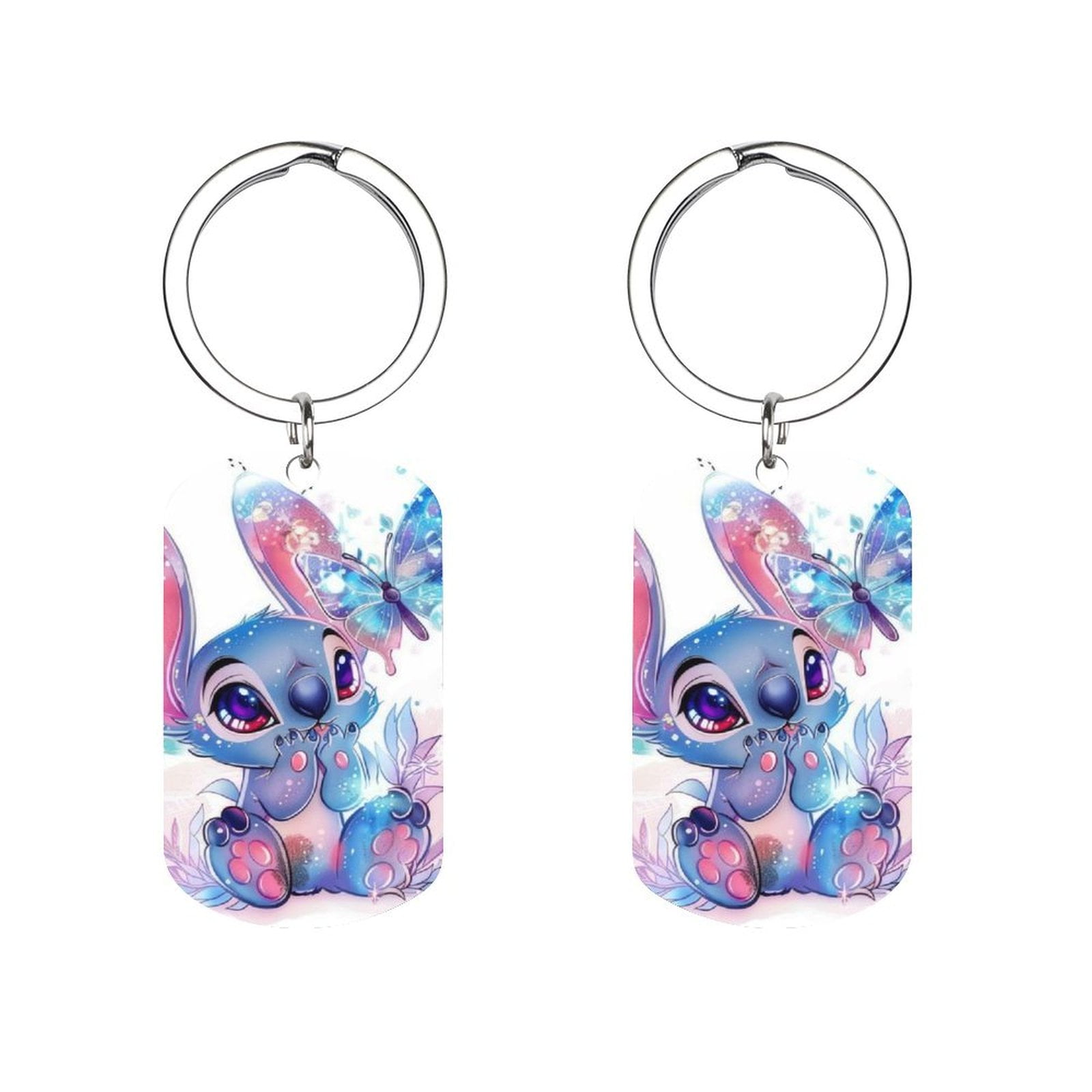 Stitch keychain, cartoon keychain, you can customize your own keychain ...