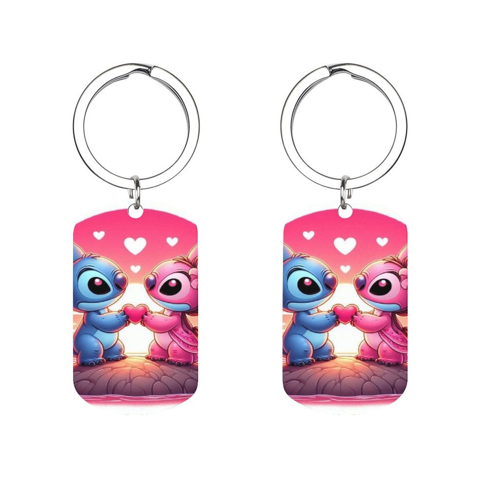 Stitch keychain, cartoon keychain, you can customize your own keychain ...