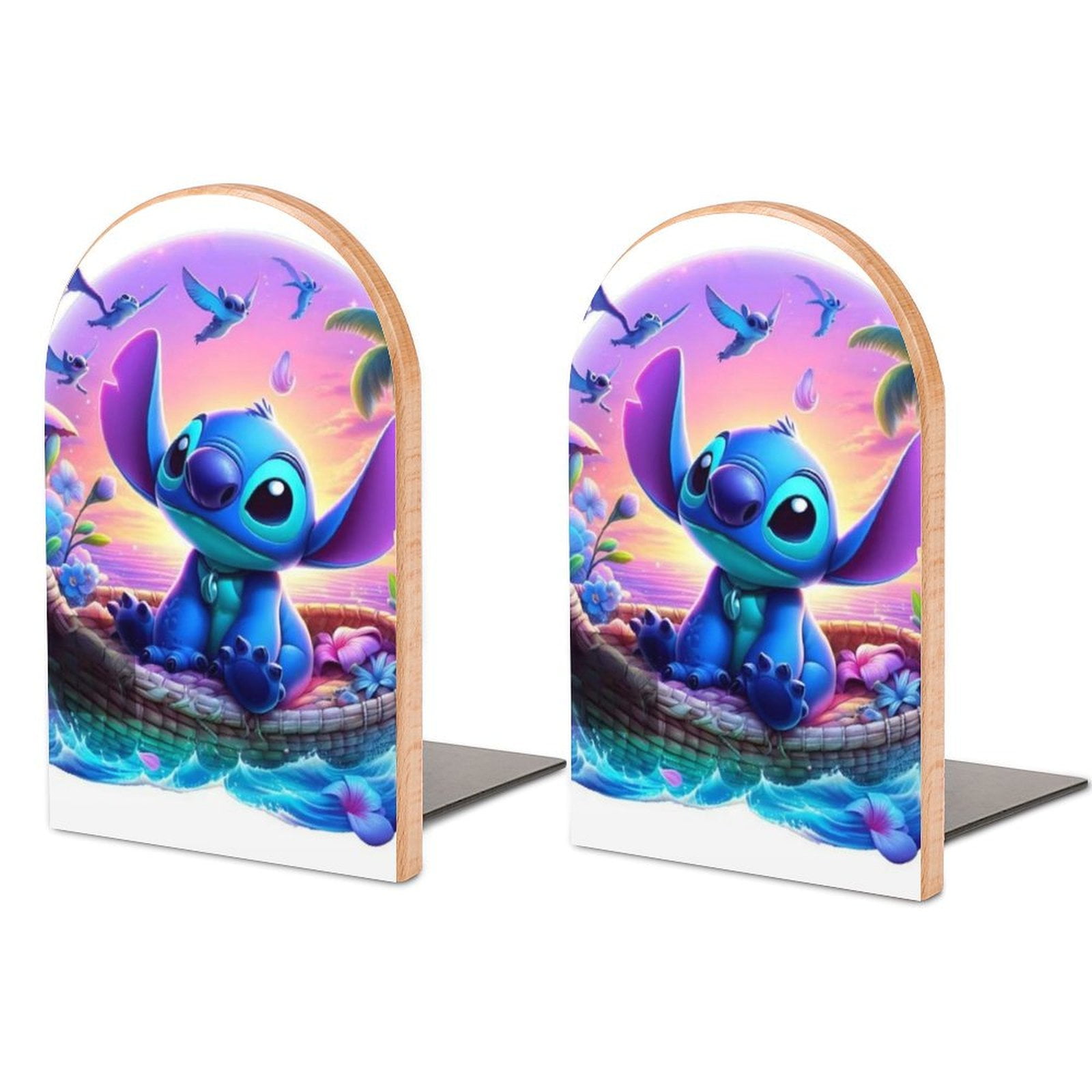Stitch kids bookends for shelves - Walmart.com