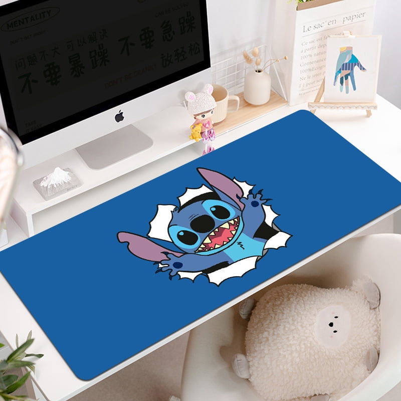 Stitch mouse pad oversized ins wind dormitory game keyboard pad cartoon ...