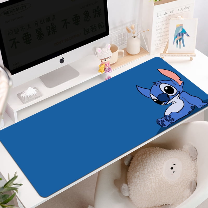 Stitch mouse pad oversized ins wind dormitory game keyboard pad cartoon ...