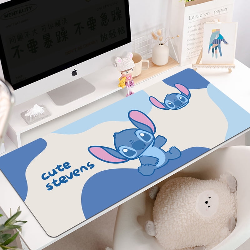 Stitch mouse pad oversized ins wind dormitory game keyboard pad cartoon ...
