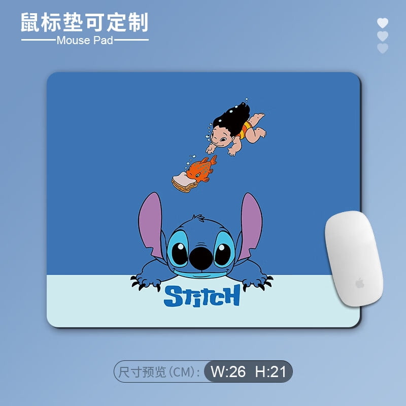 Stitch mouse pad without lock edge Cute cartoon wrist guard Game table ...