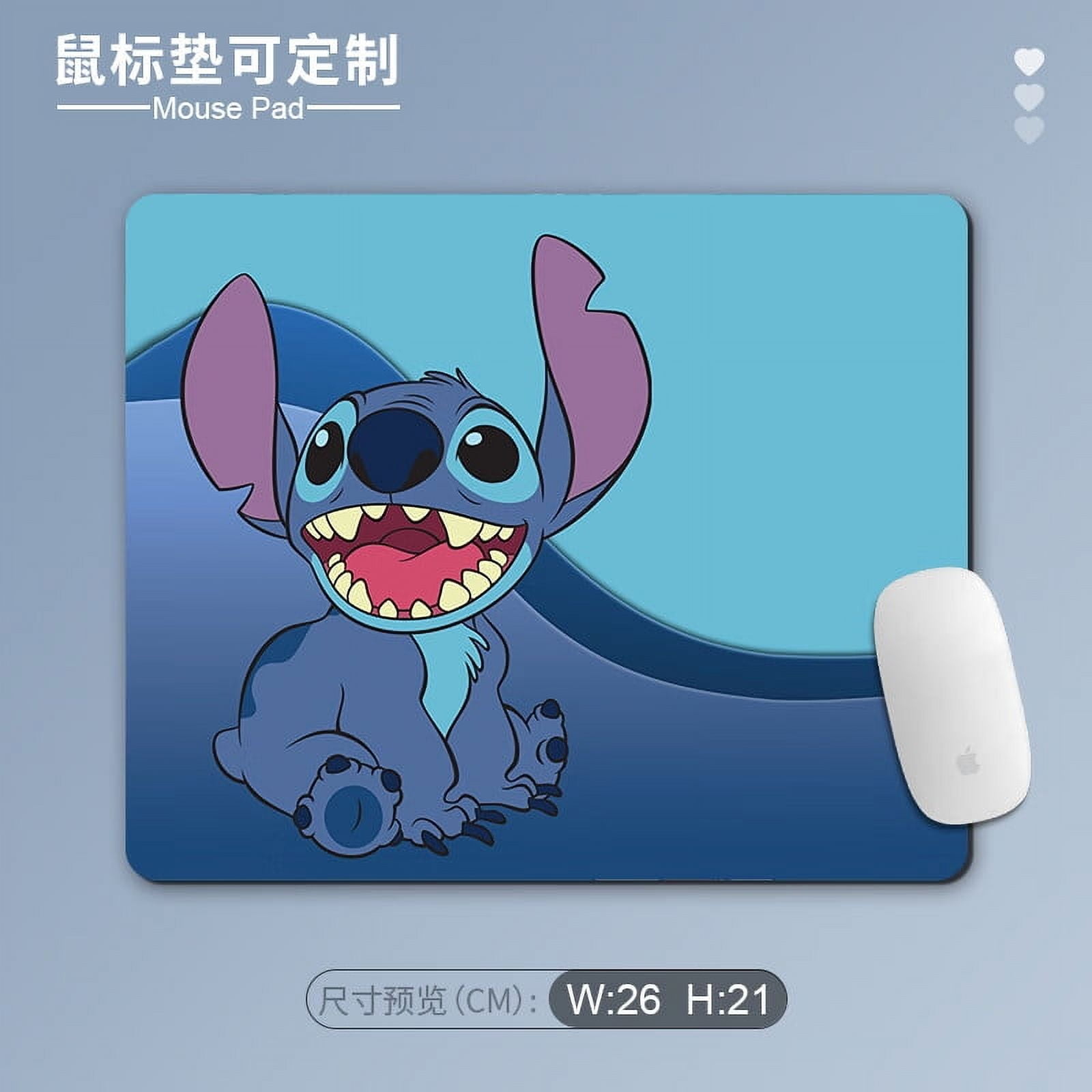 Stitch mouse pad without lock edge Cute cartoon wrist guard Game table ...