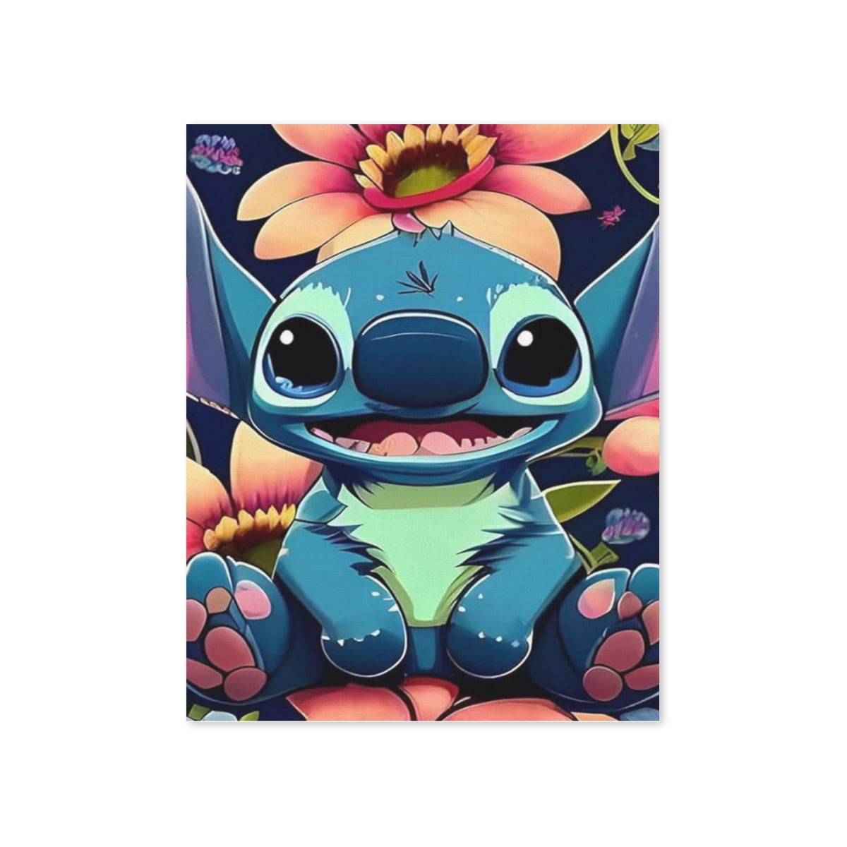Stitch poster Wall Art -Bedroom Paintings Frameless Paintings Living ...