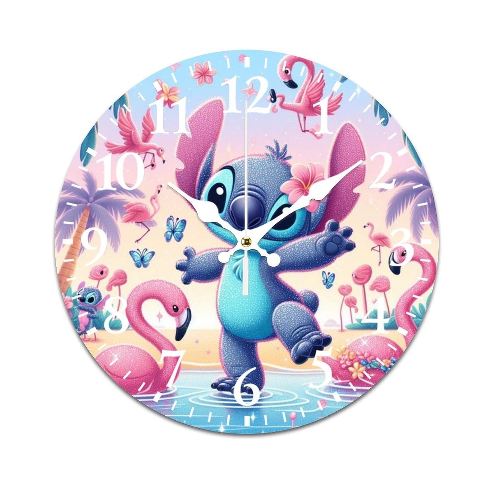 Stitch wall clocks battery operated decorative 34cm/13.39in - Walmart.com