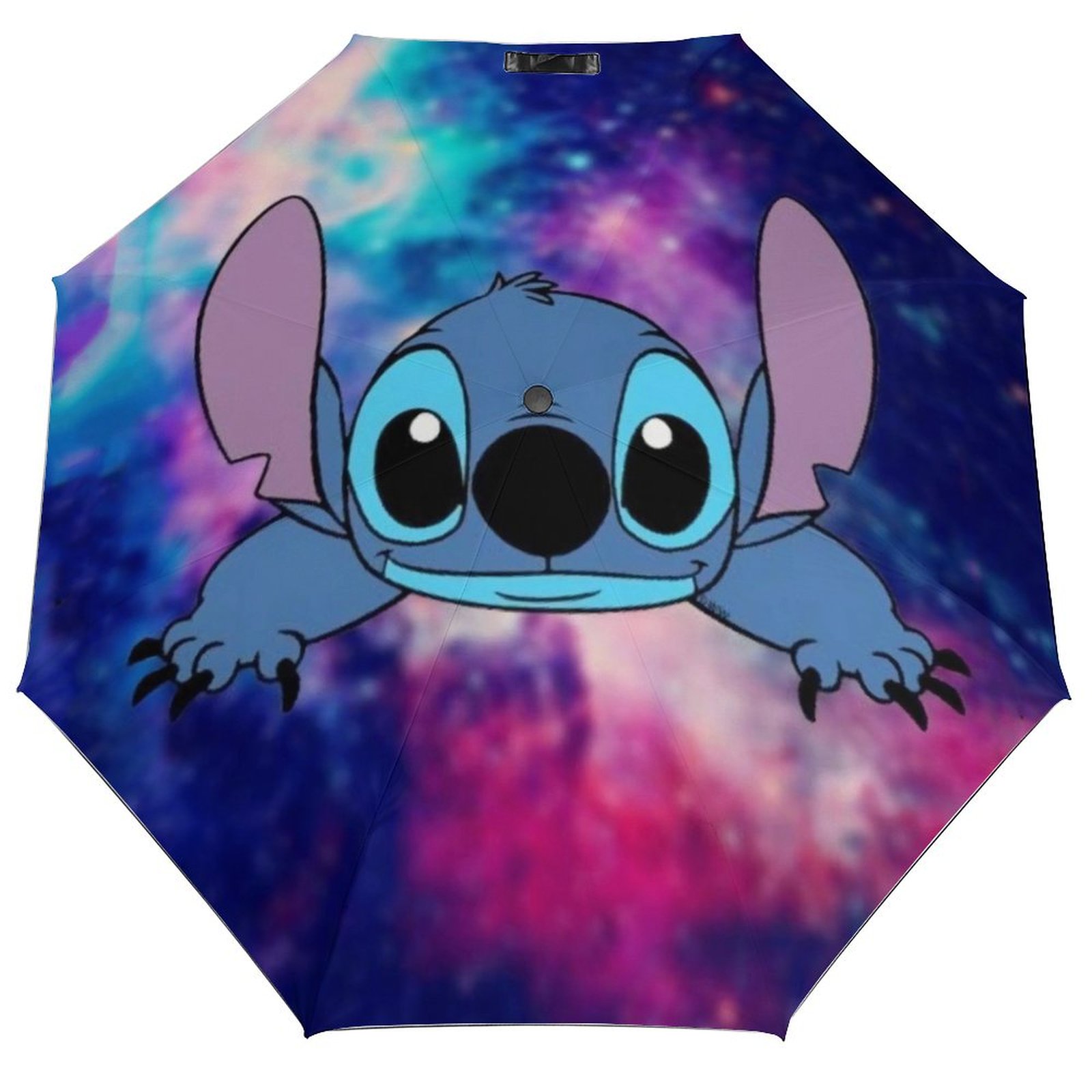 Stitch33 Travel Automatic Folding Rain Umbrellas with Cover Bag ...