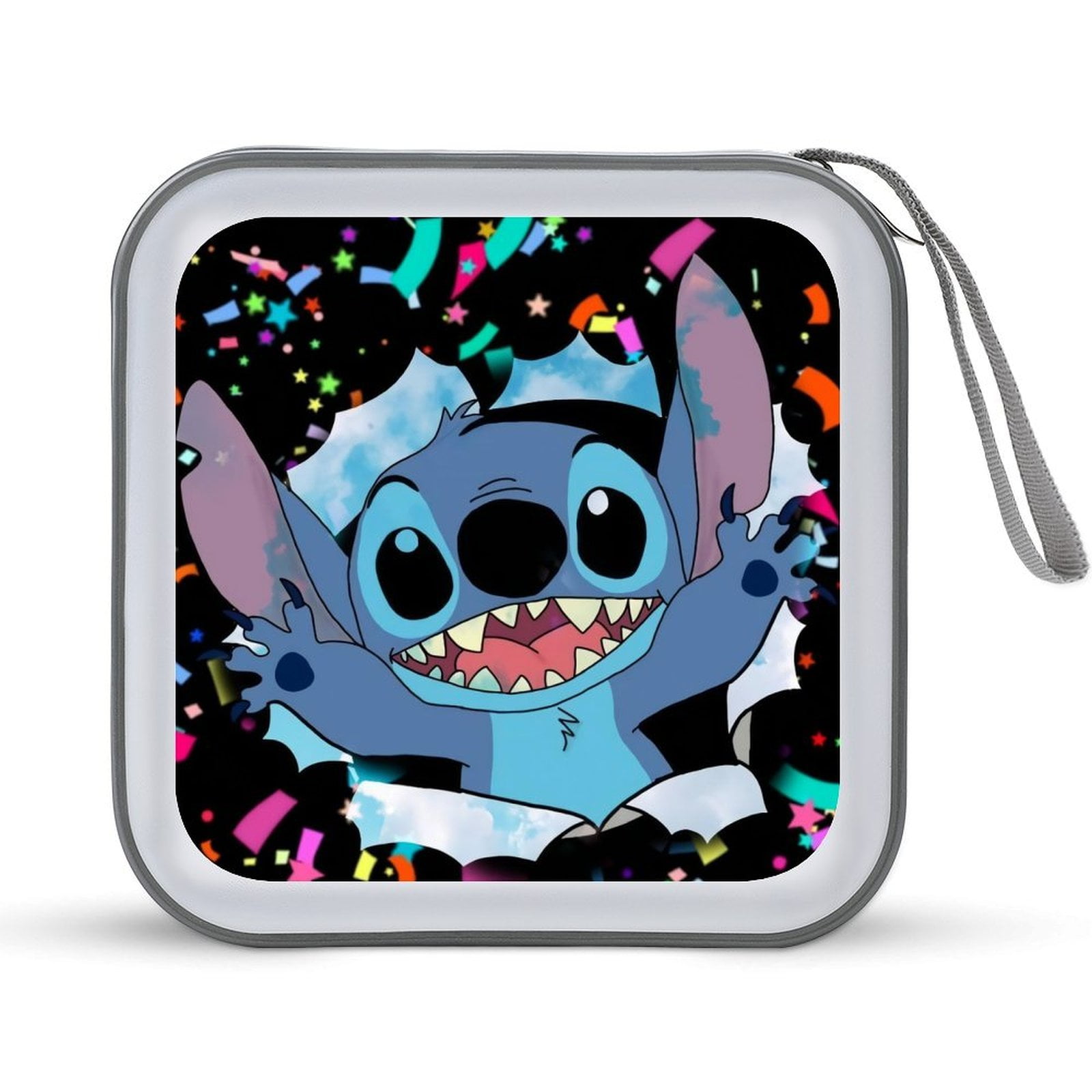 Stitch77 CD Case, 40 Capacity VCD/DVD Case Holders Wallet Hard Plastic ...