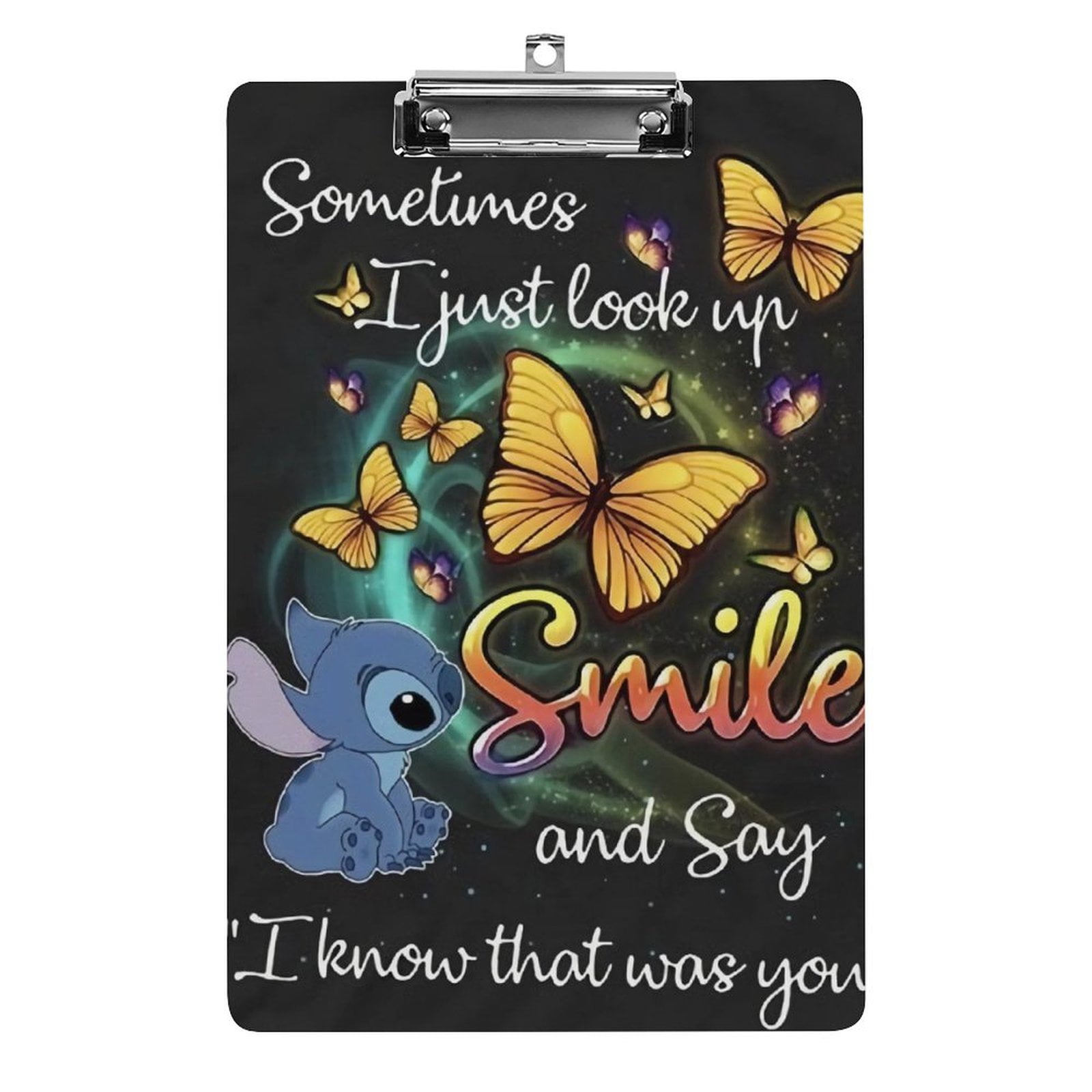 Stitch8040 Acrylic Clipboard A4 Size, Standard Letter Clip Board with ...