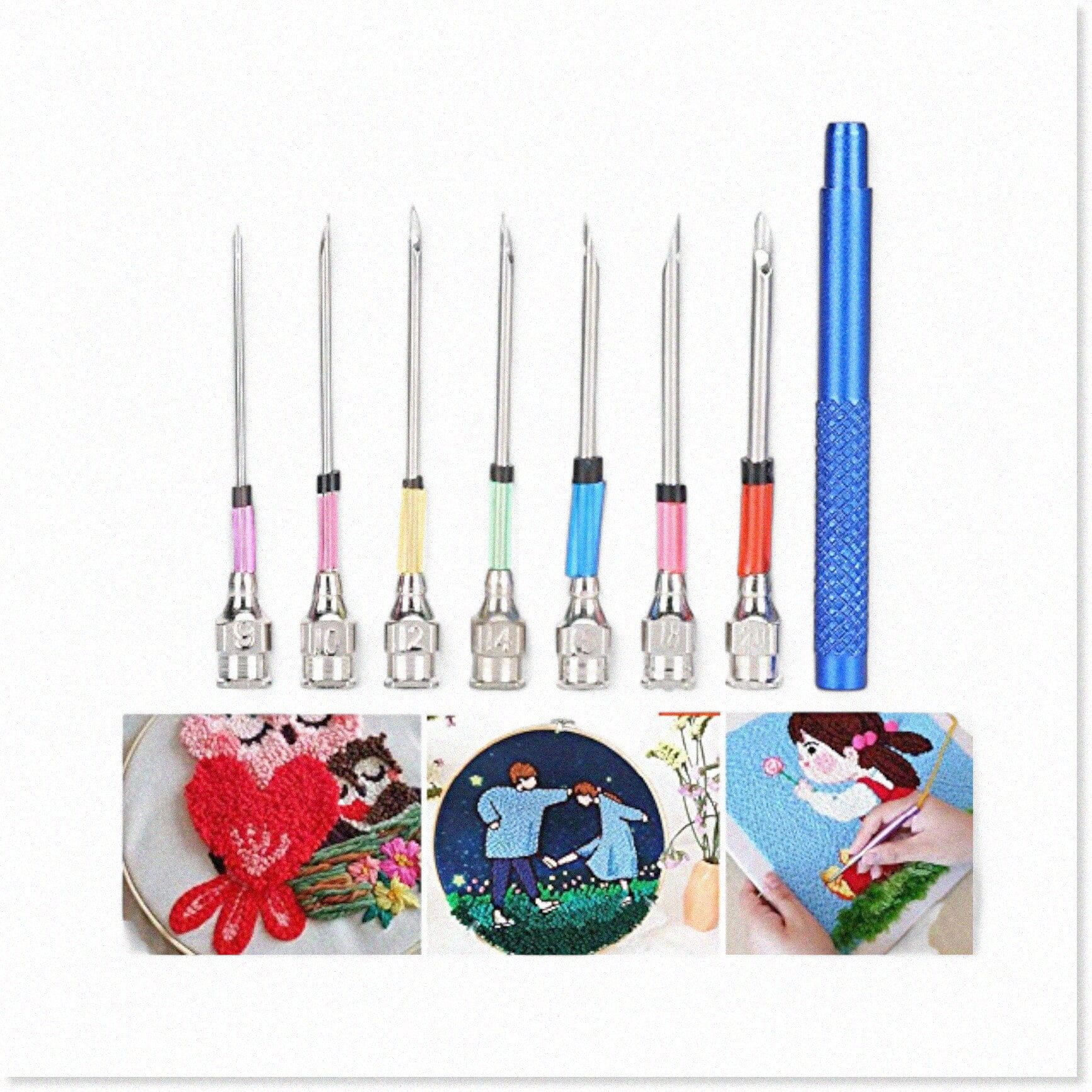 StitchCraft Embroidery Punch Set: Innovative Sewing Accessories with ...