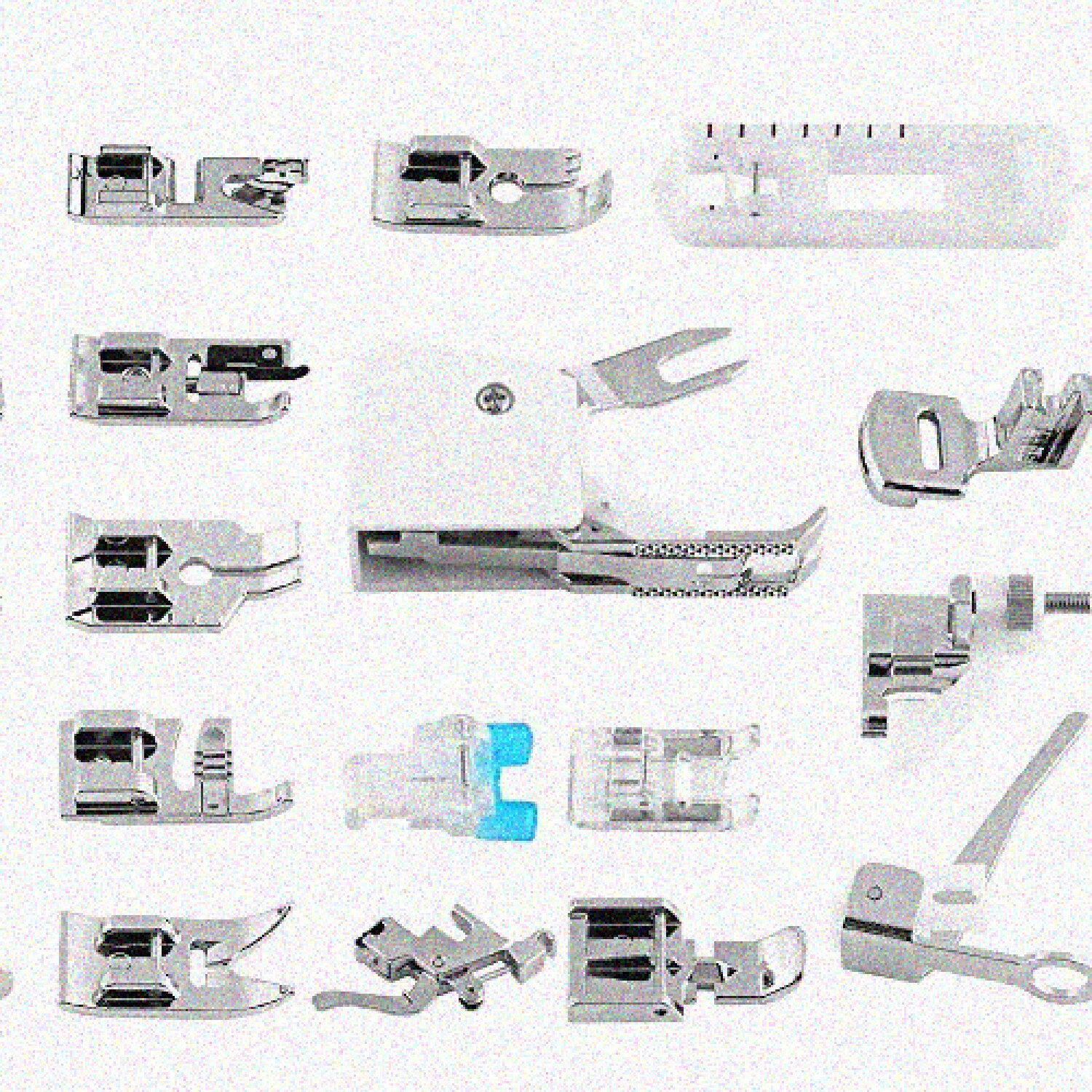 StitchMaster 15PC Universal Presser Foot Kit - Versatile Sewing Machine ...
