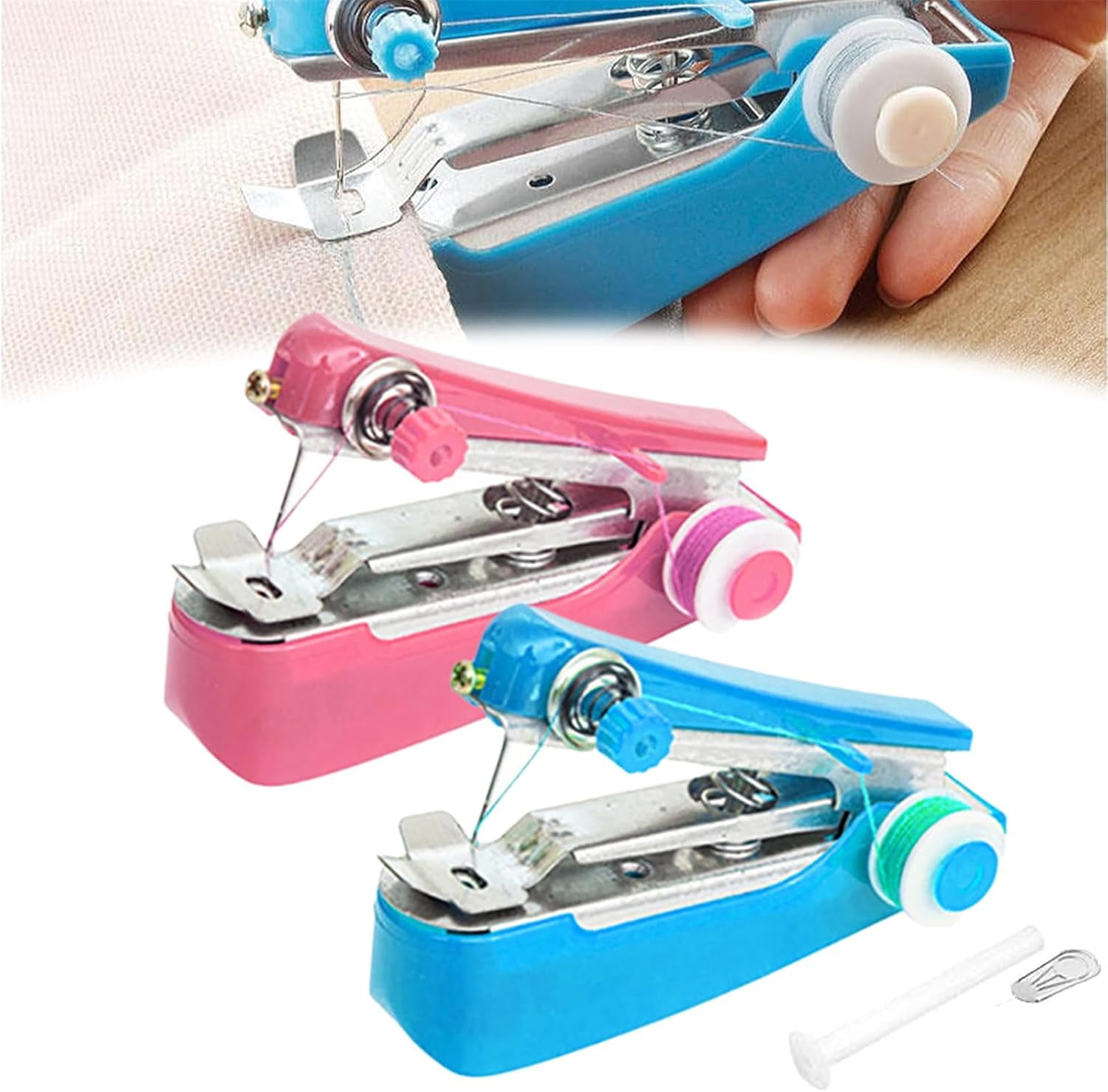 StitchPal Sewing Tool Stitch Pal Hand Sewing Machine Curtain Mini Sewer ...