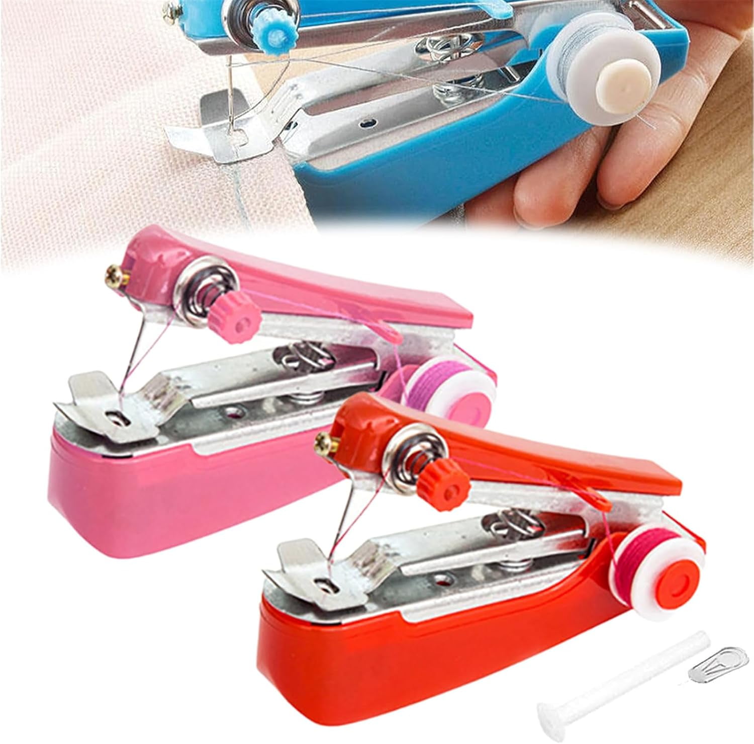 StitchPal Sewing Tool Stitch Pal Hand Sewing Machine Curtain Mini Sewer ...