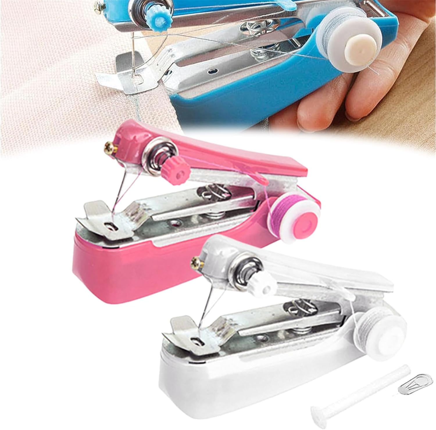 StitchPal Sewing Tool Stitch Pal Hand Sewing Machine Curtain Mini Sewer ...